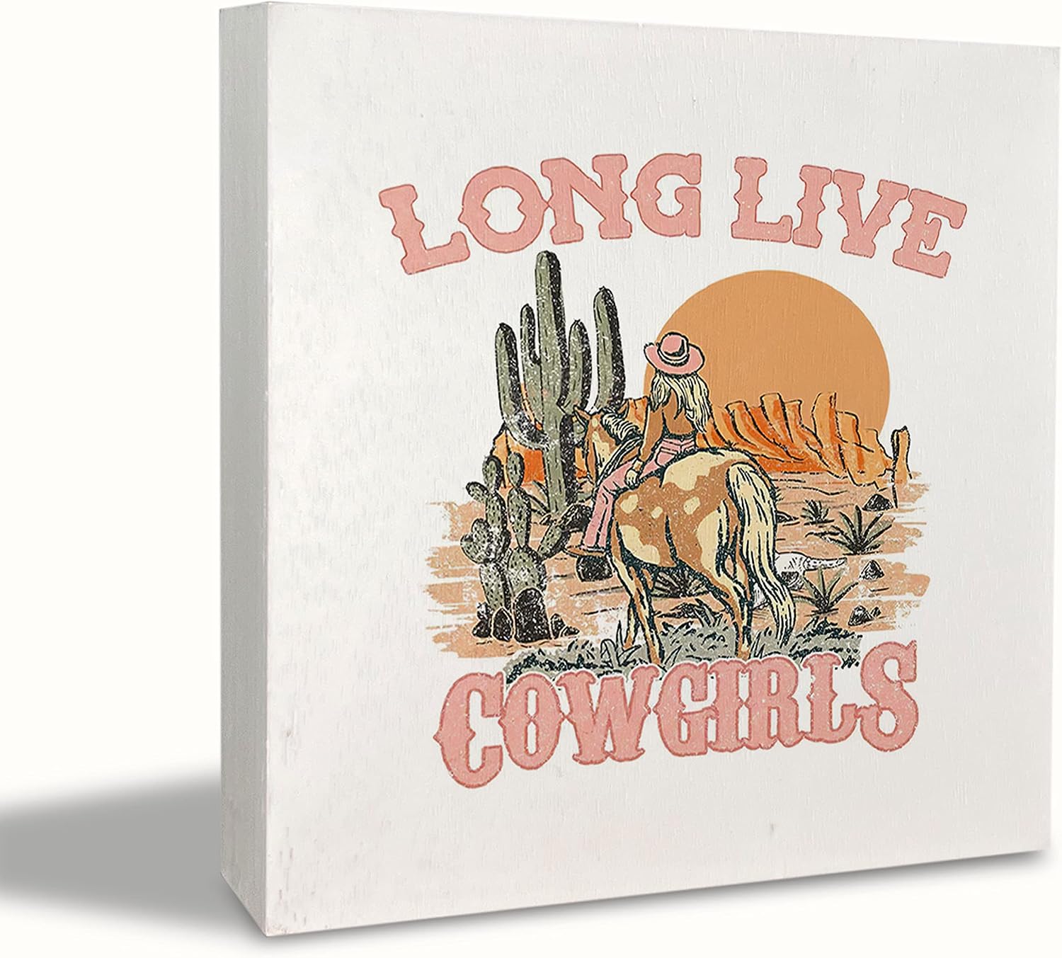 Amazon.com: KEUSPI Western Desk Decor,Western Room Decor,Long Live ...