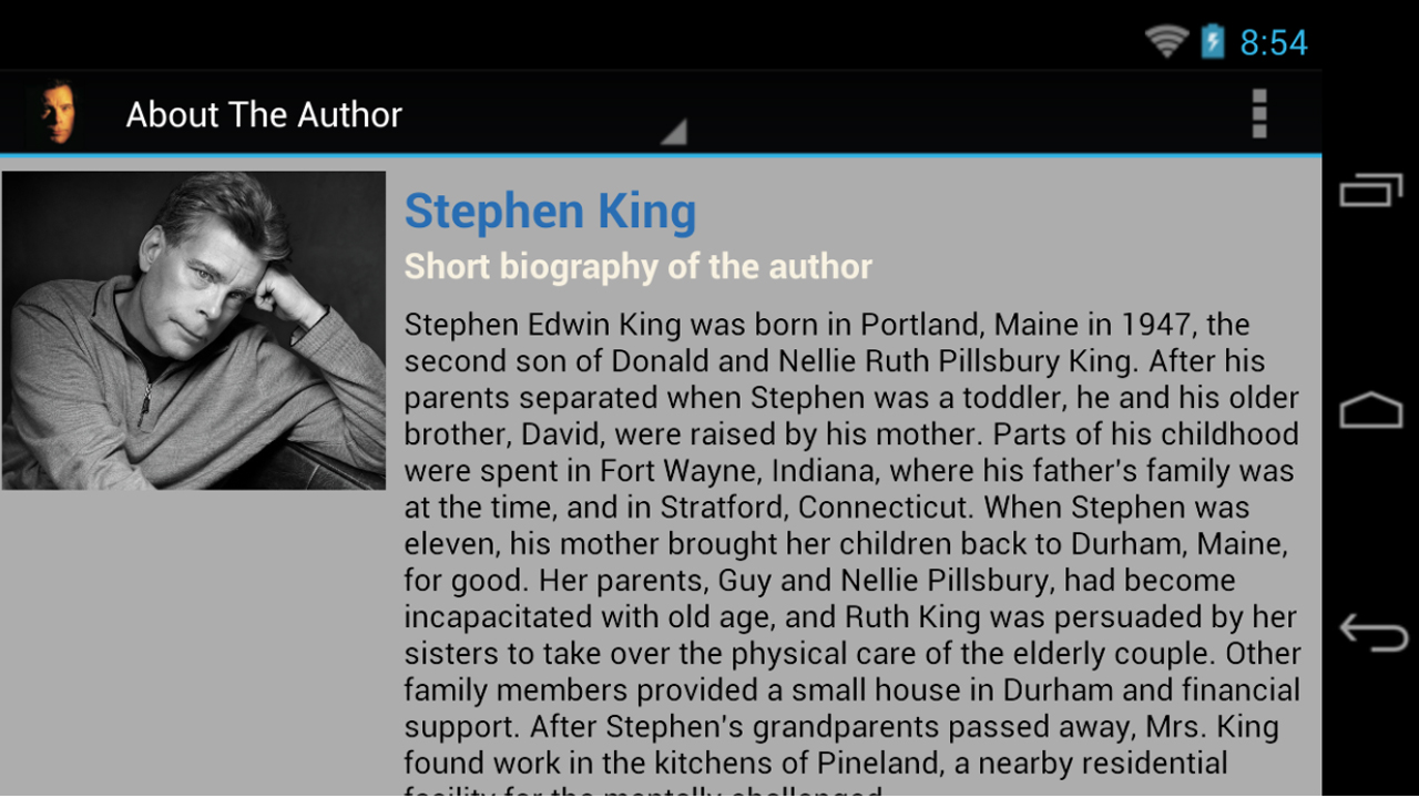 Stephen King - King Of Horror - App on Amazon Appstore