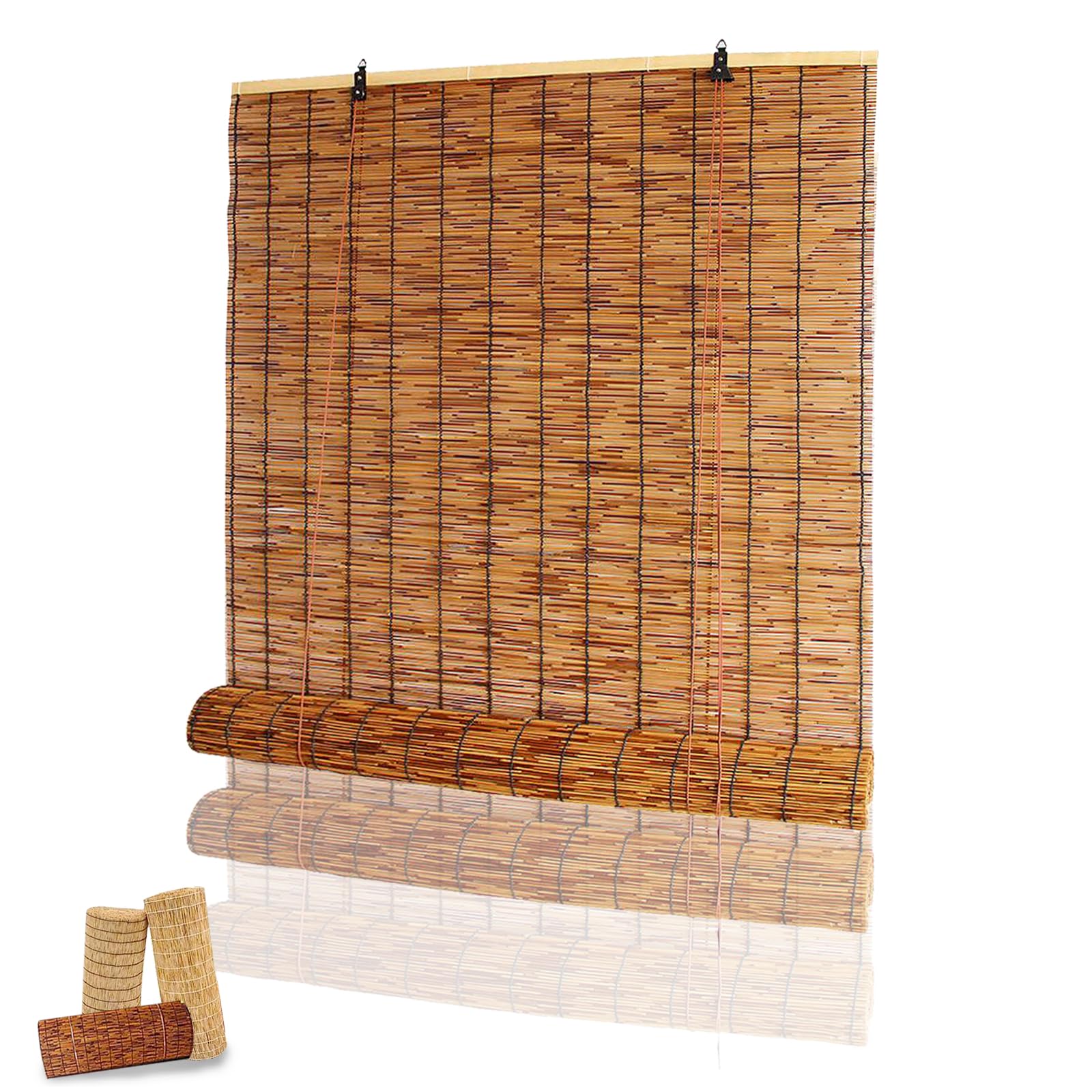 Outdoor Reed Roller Blinds, Patio Reed Blinds, Roman Roller Blinds ...