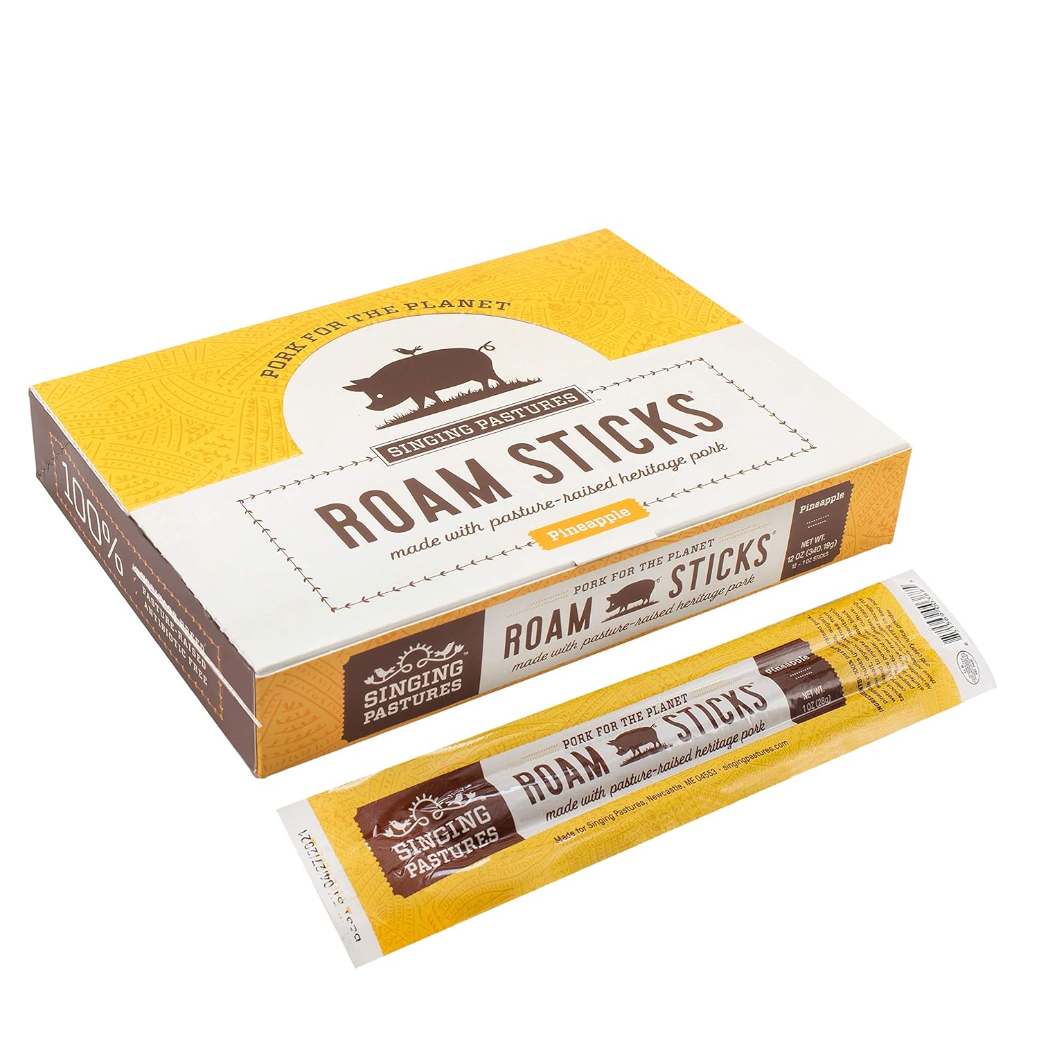 Amazon.com: 100% Pasture Raised and Naturally Fermented Pork Snack Meat ...