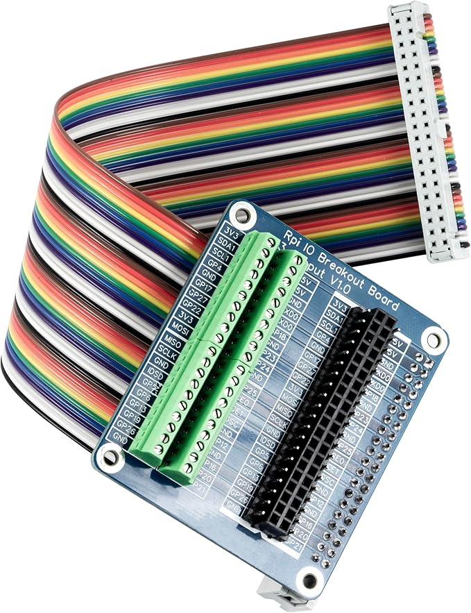 Amazon.com: yddmyo RPi Pi GPIO 1 into 3 Terminal Breakout Board for ...