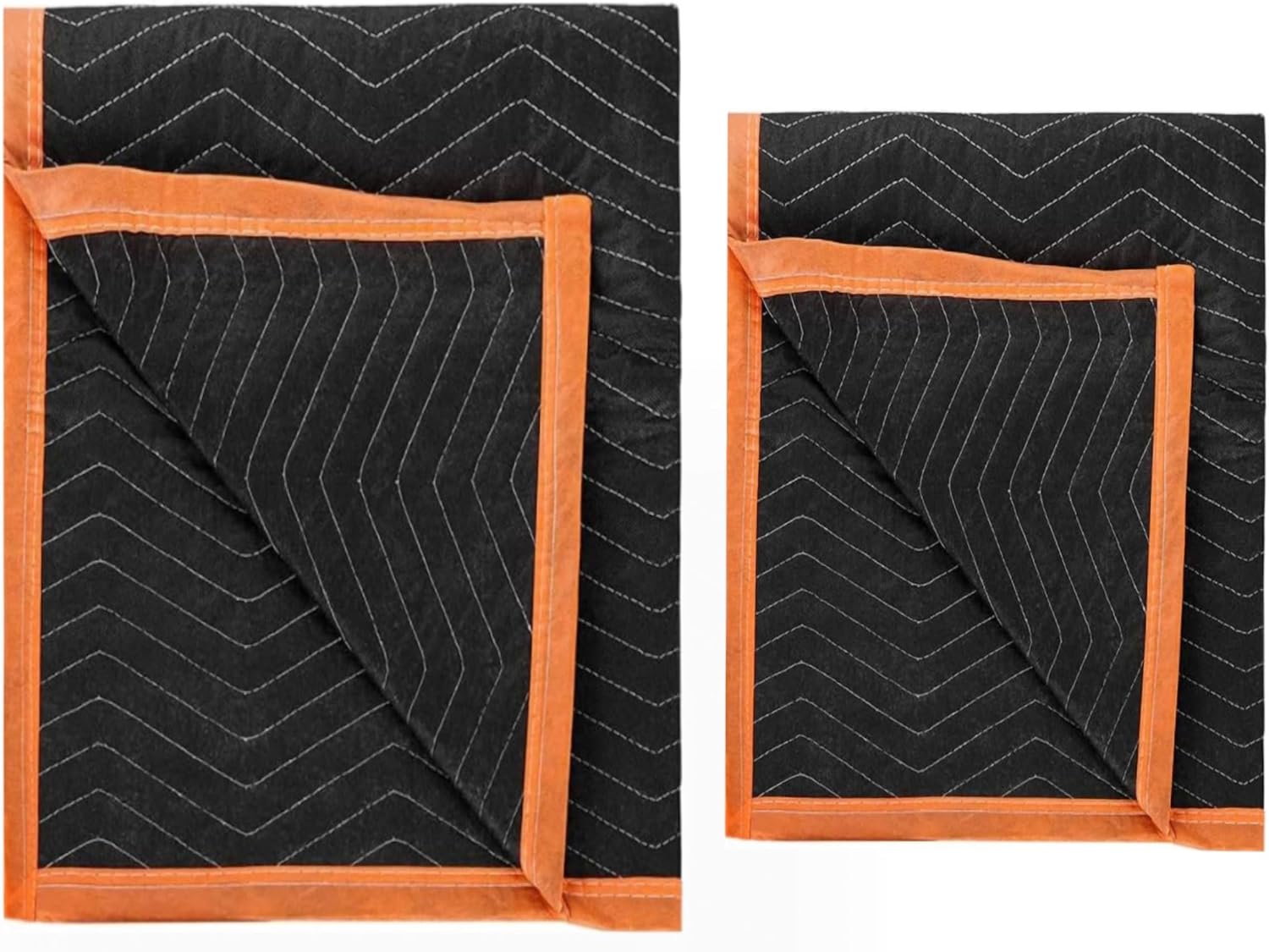 Amazon.com: Large Moving Blankets 2Pack 80x72in & 40x72in Packing ...