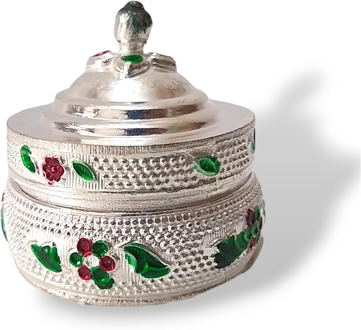 Amazon.com: Brass Blessing Sindoor Container Kum Kum Box for Women ...