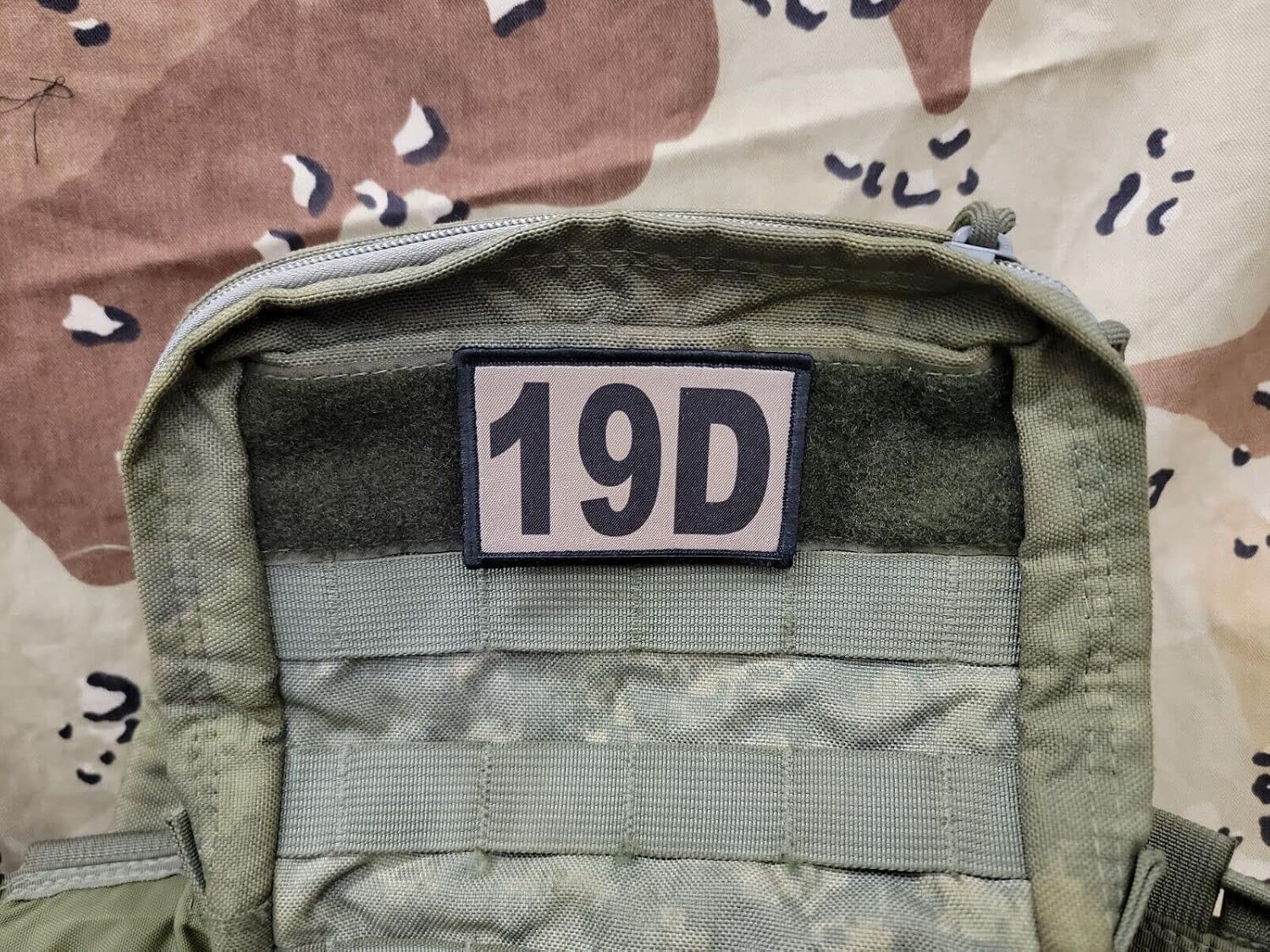 Amazon.com: 19D MOS TAN Hook Back Hat Bag 2x3 Patch Army Cavalry Scout ...