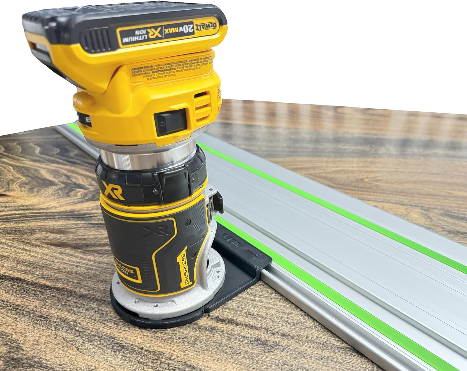 Amazon.com: Guide Rail Adapter for Dewalt DCW600B and DWP611 Routers ...