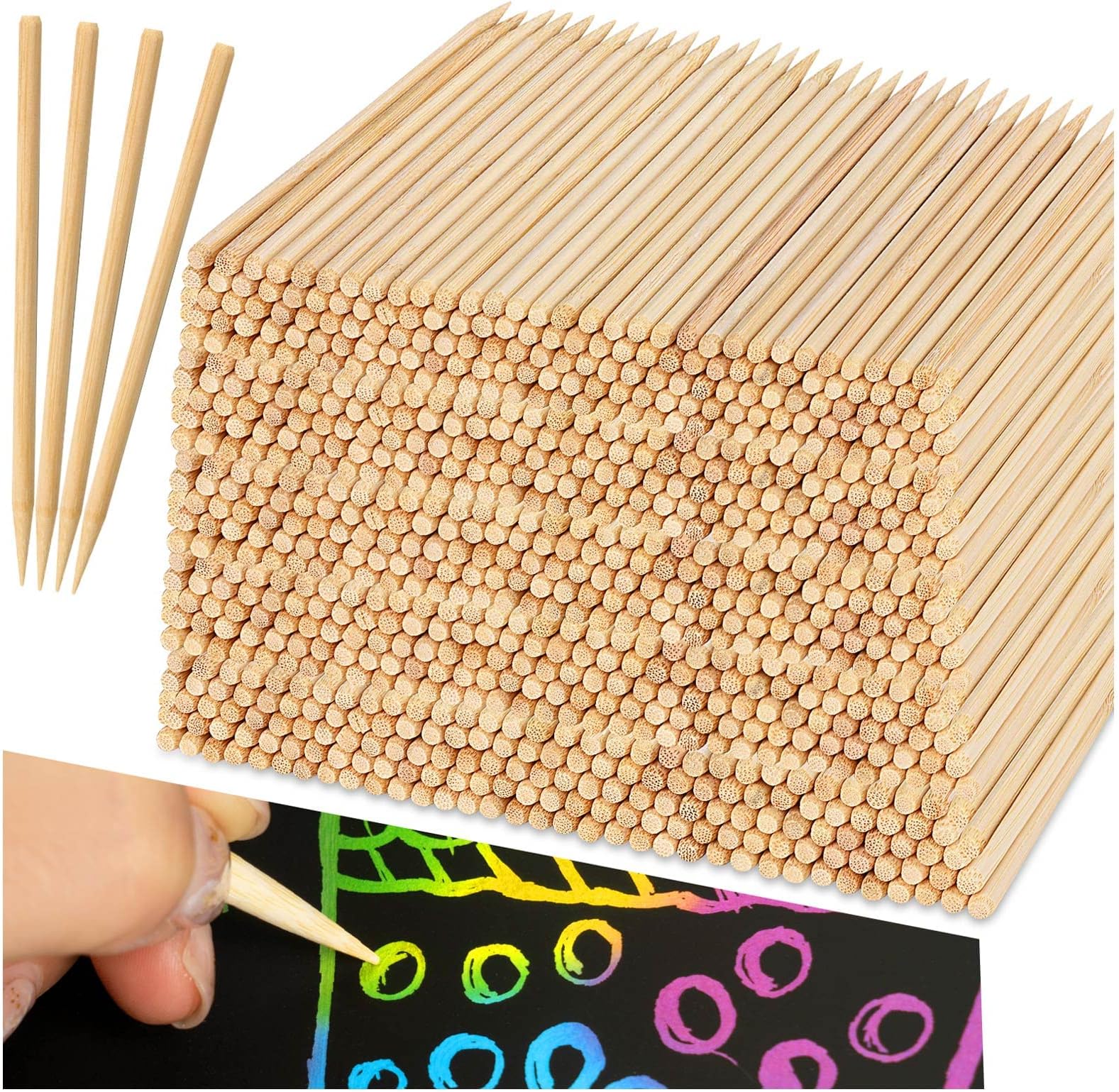 Amazon.com: 30pcs Wood Art Stylus Heavy Duty Wood Stylus Tools for ...