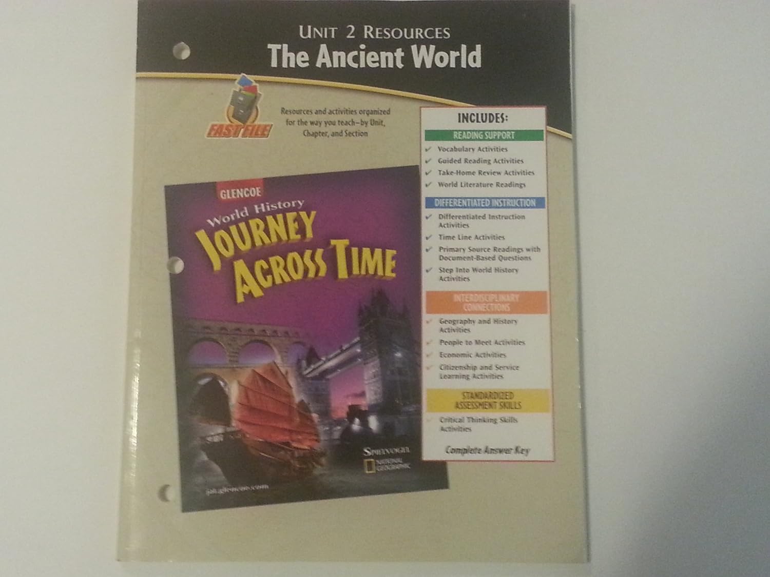 Glencoe World History, Journey Across Time: Unit 2 Resources [The ...