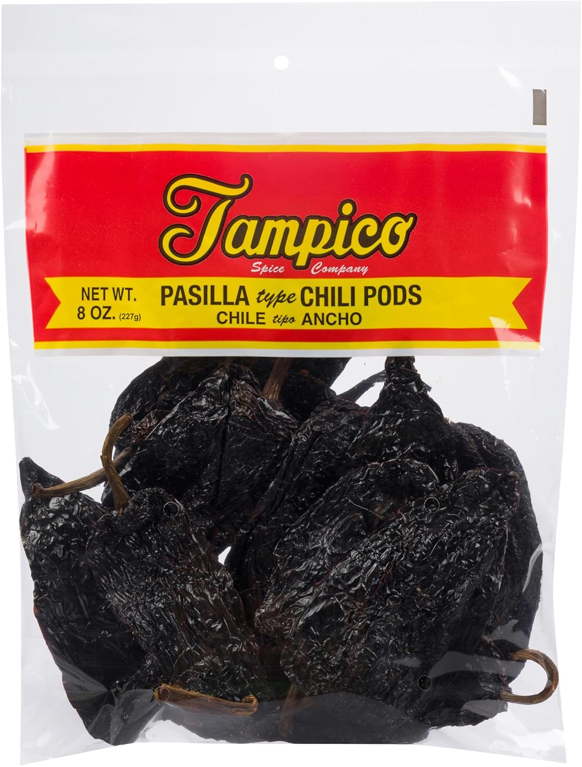 Amazon.com : Dried Pasilla Chili Pods 8 oz – Whole Chile Negro Peppers ...