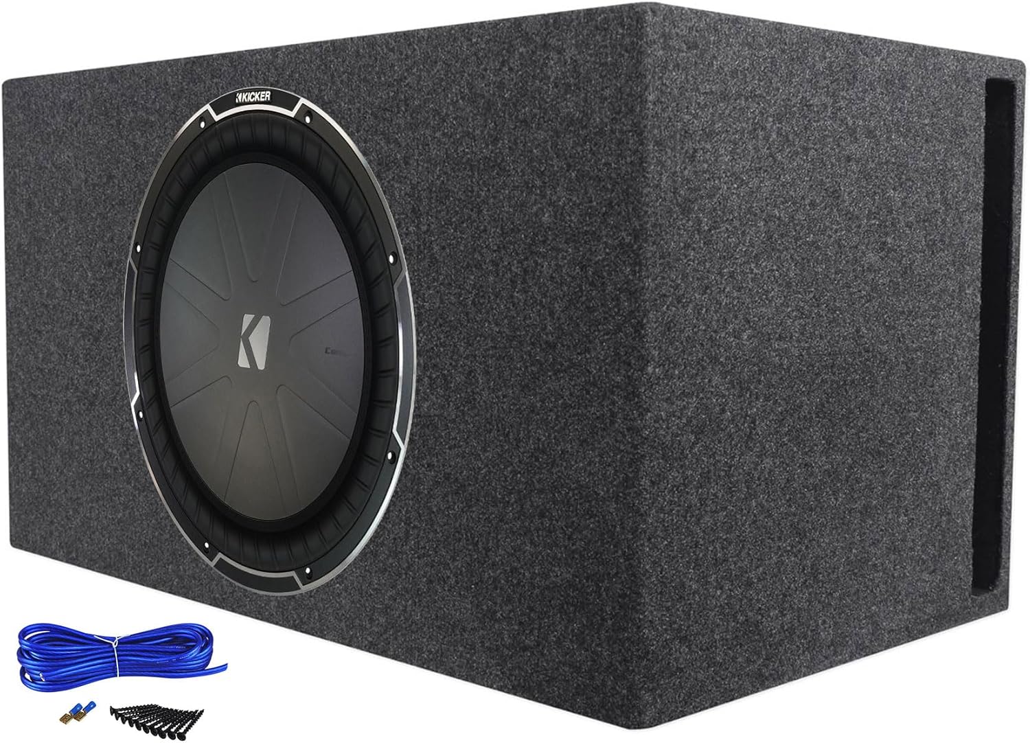 Amazon.com: KICKER 42CWQ152 1100W RMS CompQ 15" Subwoofer DVC 2-ohm Car ...