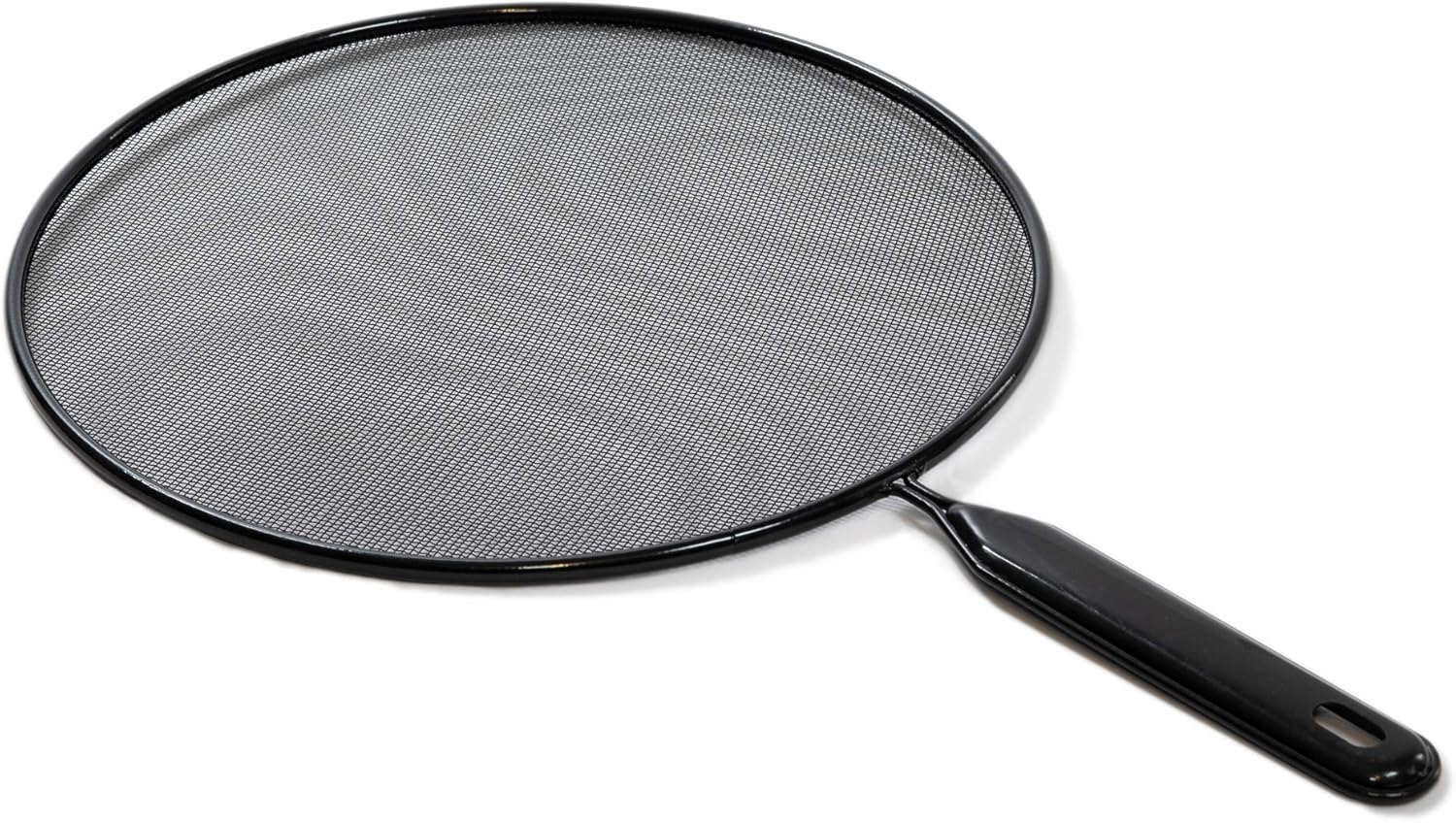Splatter Screen Shield Cover 29 cm Black Mesh Metal Wired Cooker Pots ...
