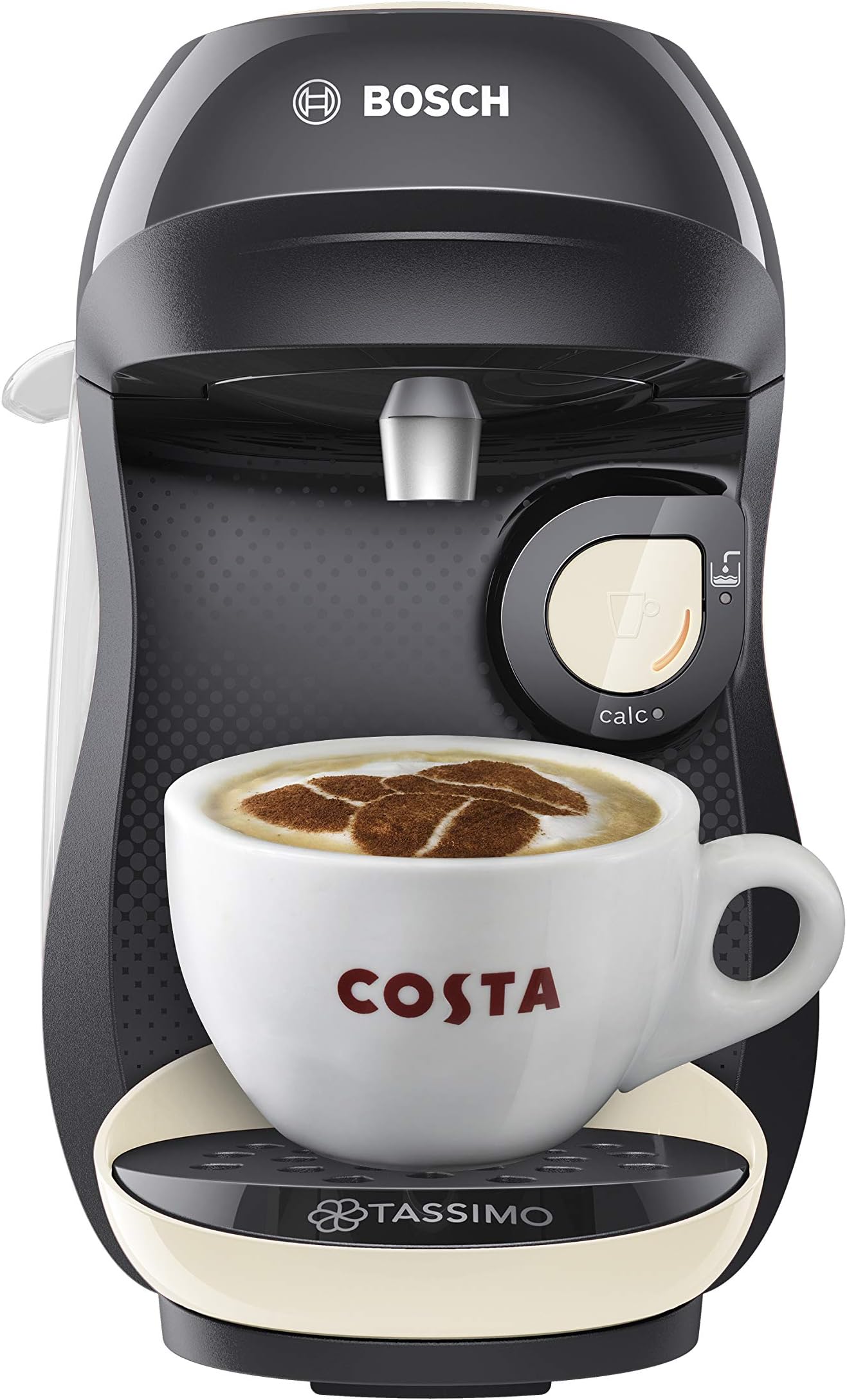 TASSIMO by Bosch HAPPY TAS1007GB Coffee Machine, 1400 Watt, 0.7 Litre ...