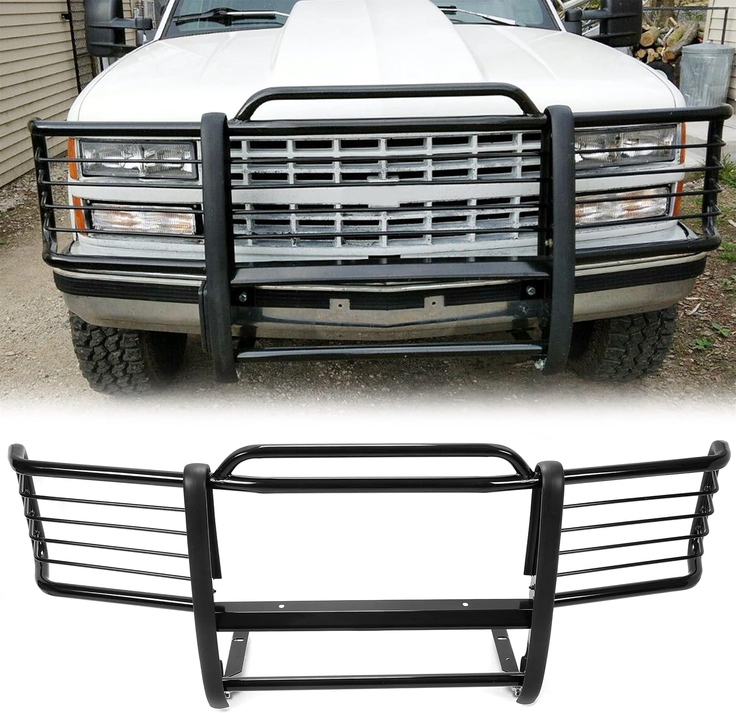 Amazon.com: HECASA Steel Grille Brush Guards Compatible with 1988-1998 ...