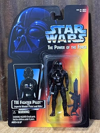 Star Wars Power of the Force Tie Fighter Pilot Red Card Action Figure ...