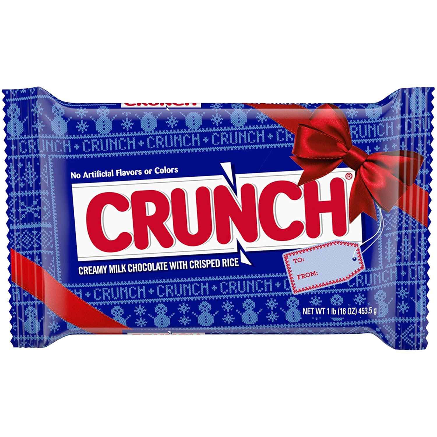 Amazon.com : Crunch Milk Chocolate Giant Giftable Candy Bar, Great for ...