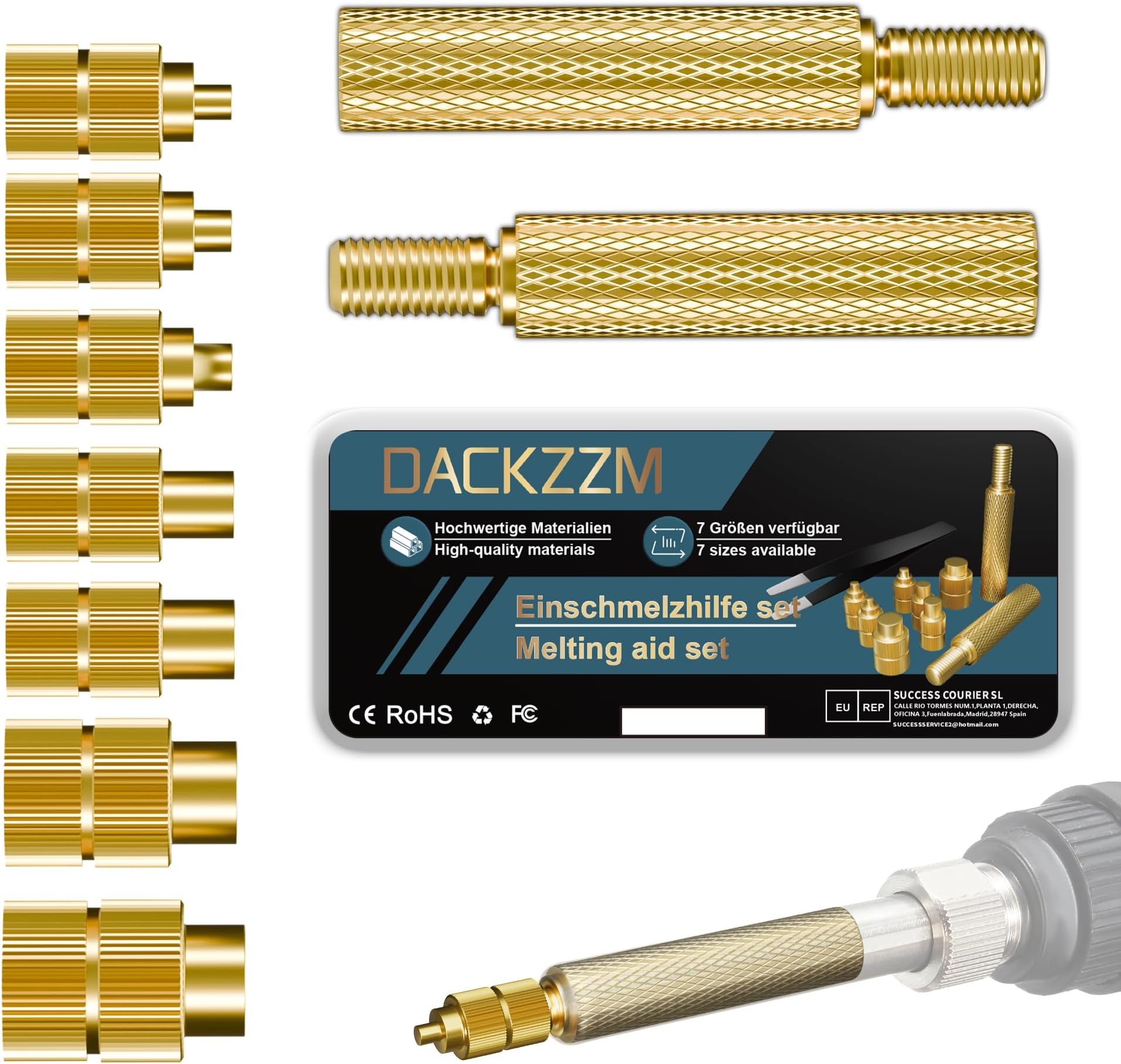 Heat-Set Insert Tips - Threaded Inserts M2 / M2.5 / M3 / M4 / M5 / M6 ...