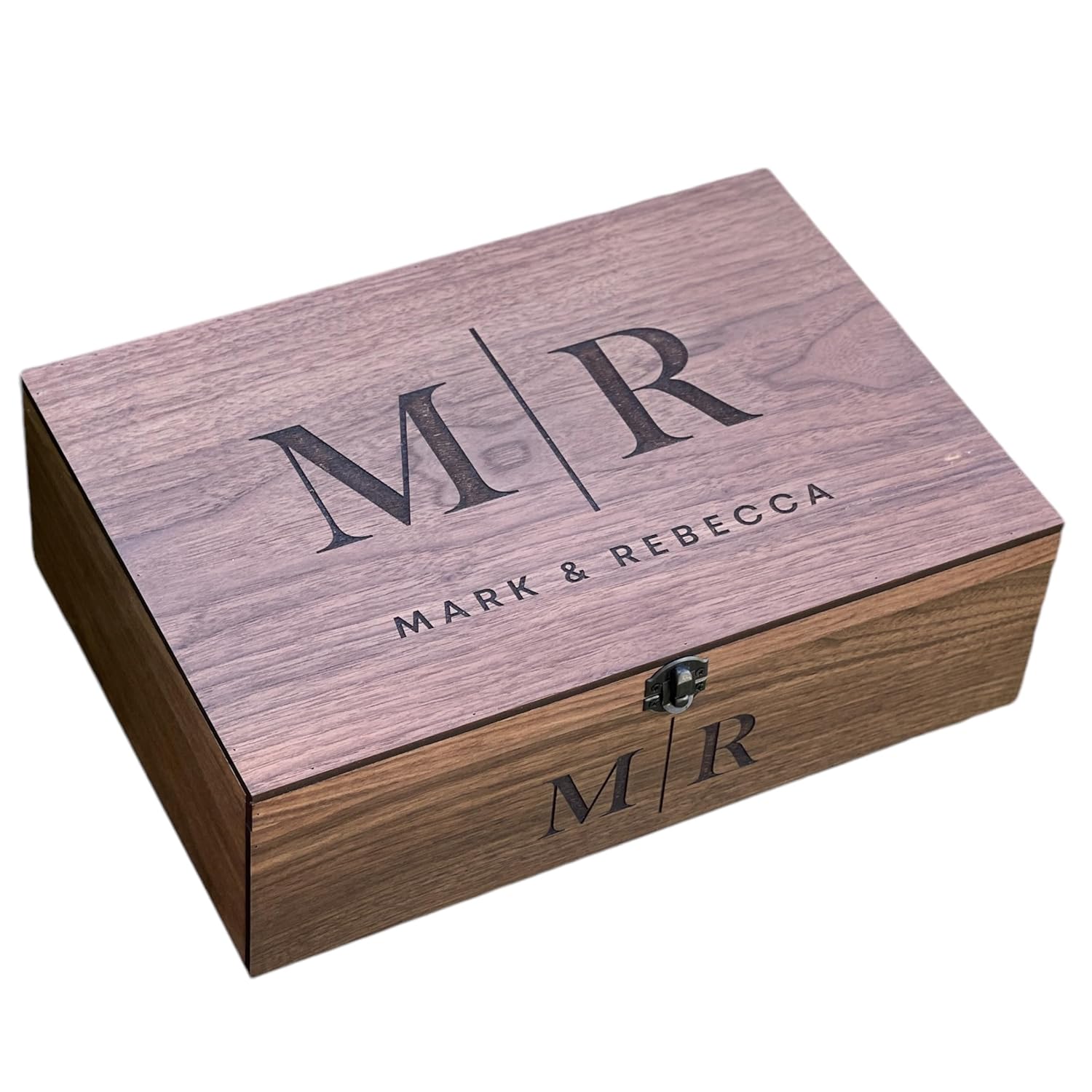 Amazon.com: Personalized Memory Keepsake Wooden Box - Gift for Him, Her ...