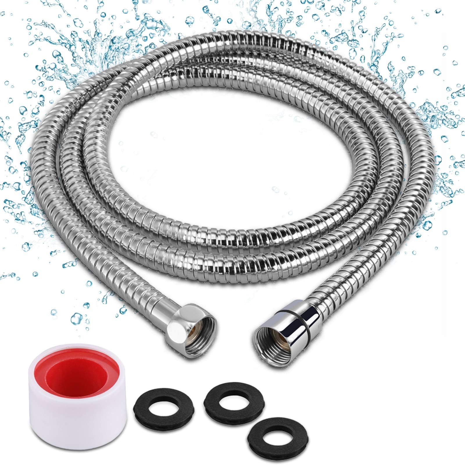 Ibergrif M20109-17 Flexible de Douche Universel (G1/2 pouces, 1.7M ...