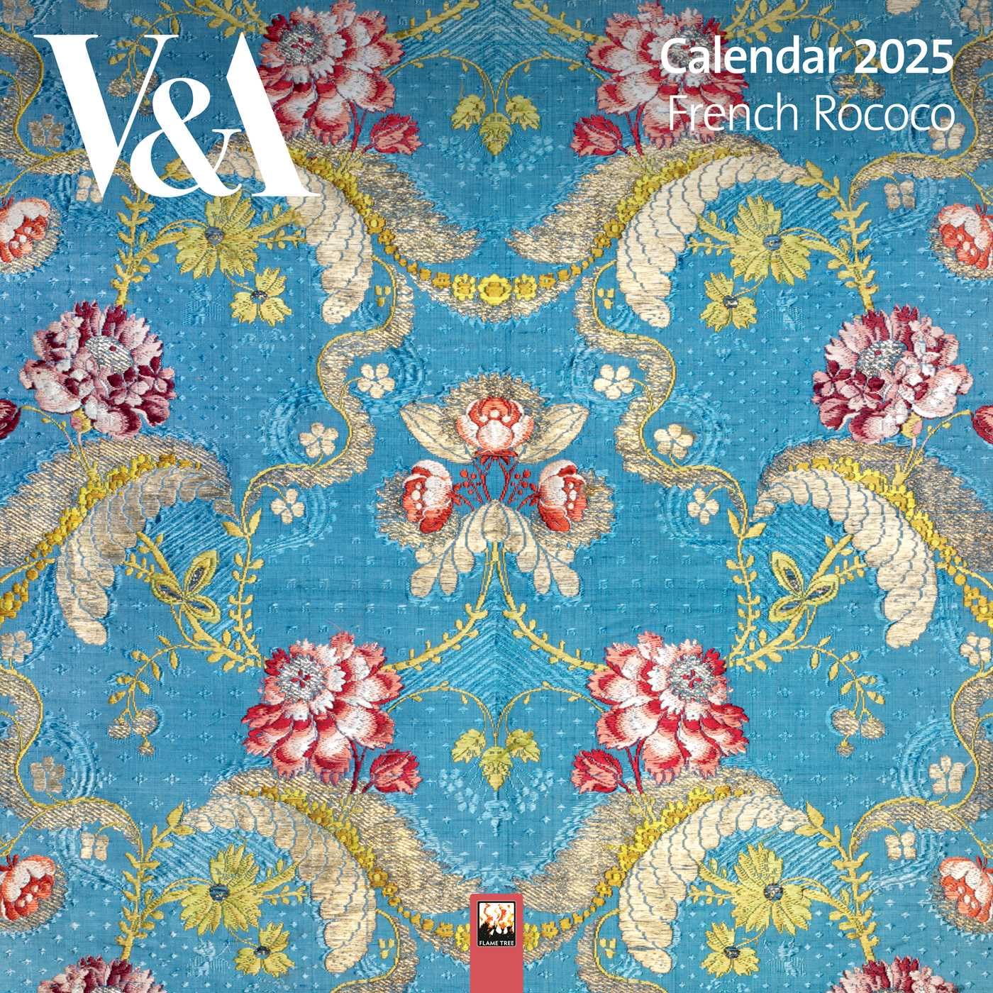 V&A: French Rococo Wall Calendar 2025 (Art Calendar): Flame Tree Studio ...