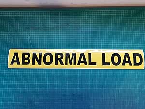 Sticker Boy Graphics ABNORMAL LOAD Magnet Highways Road Works ...