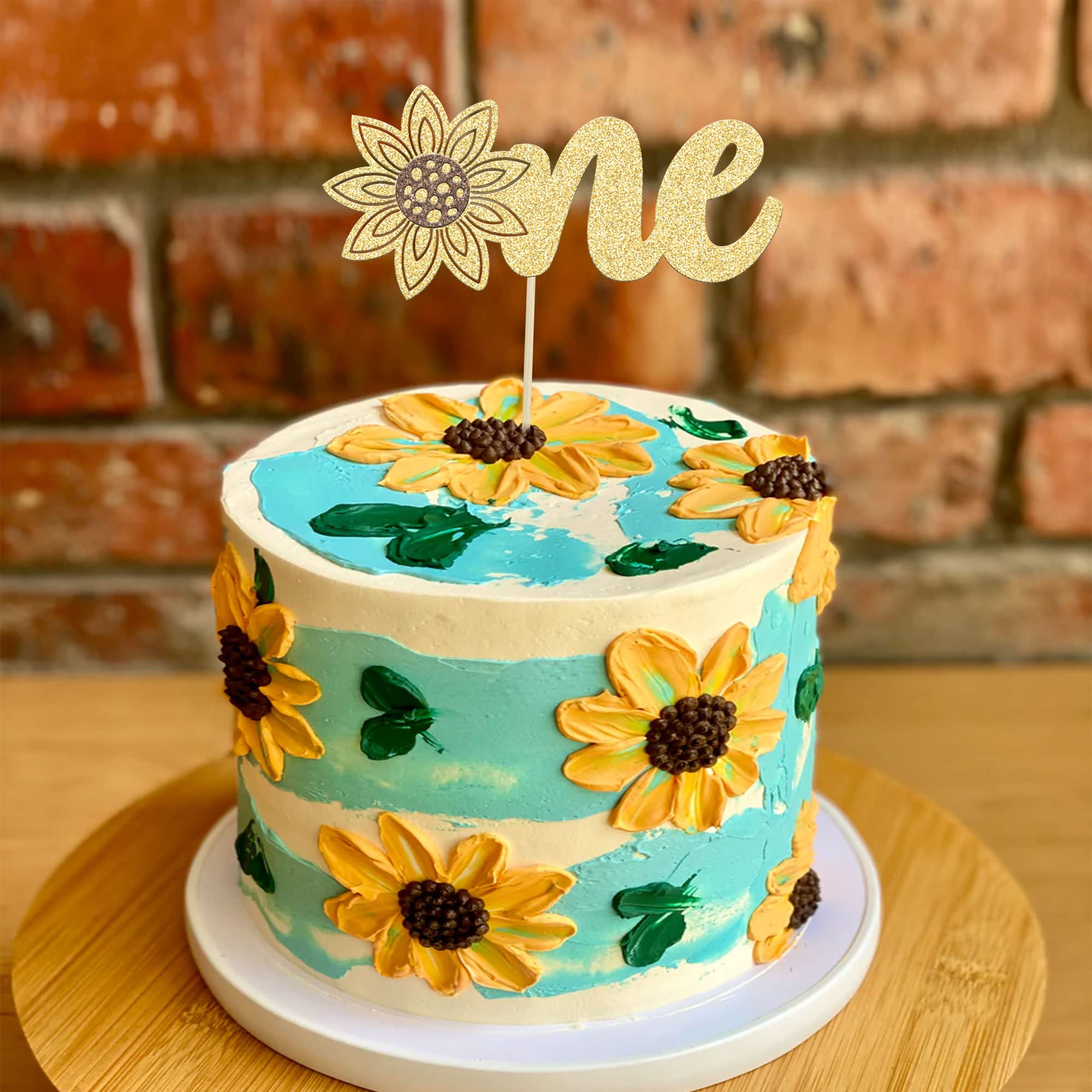 Sunflower Cake Decorating Ideas Amazon.com: Gyufise 1Pc Sunflower One
