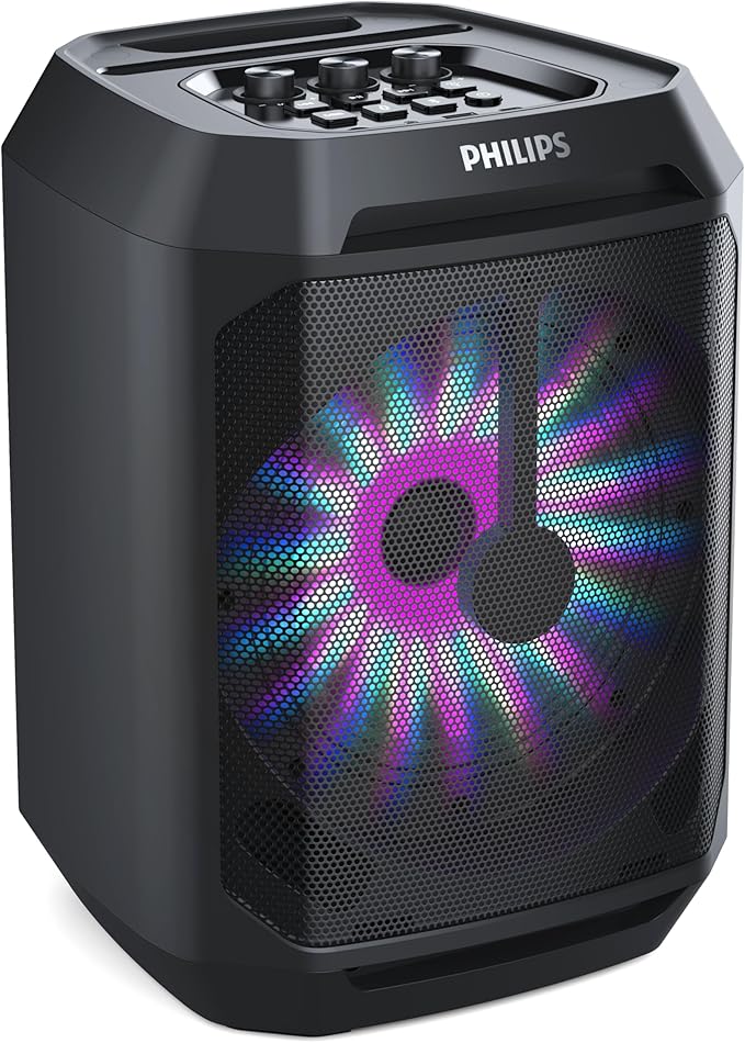 Amazon.com: Philips Party Speakers Bluetooth Wireless, Portable ...