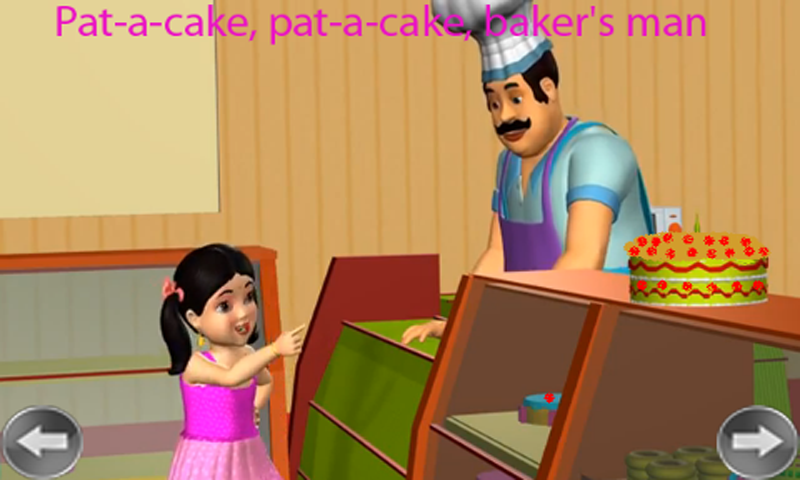 Kids Nursery Rhymes Pat A Cake - App on Amazon Appstore