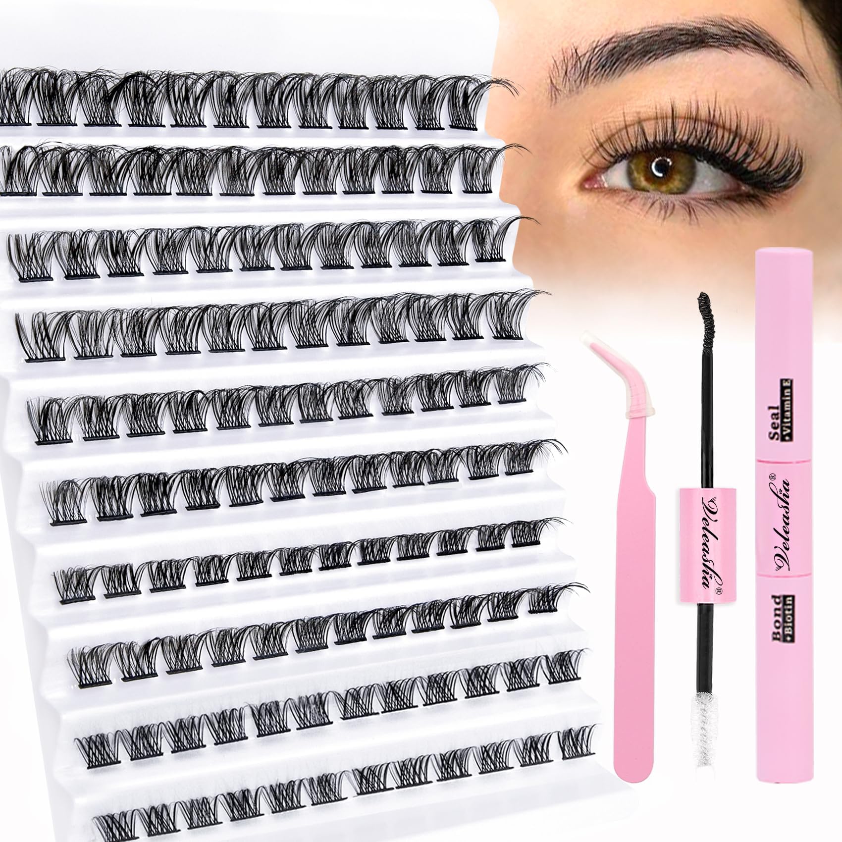 Amazon.com: Lashify Bold 12mm Gossamer DIY Eyelash Extensions Refill ...