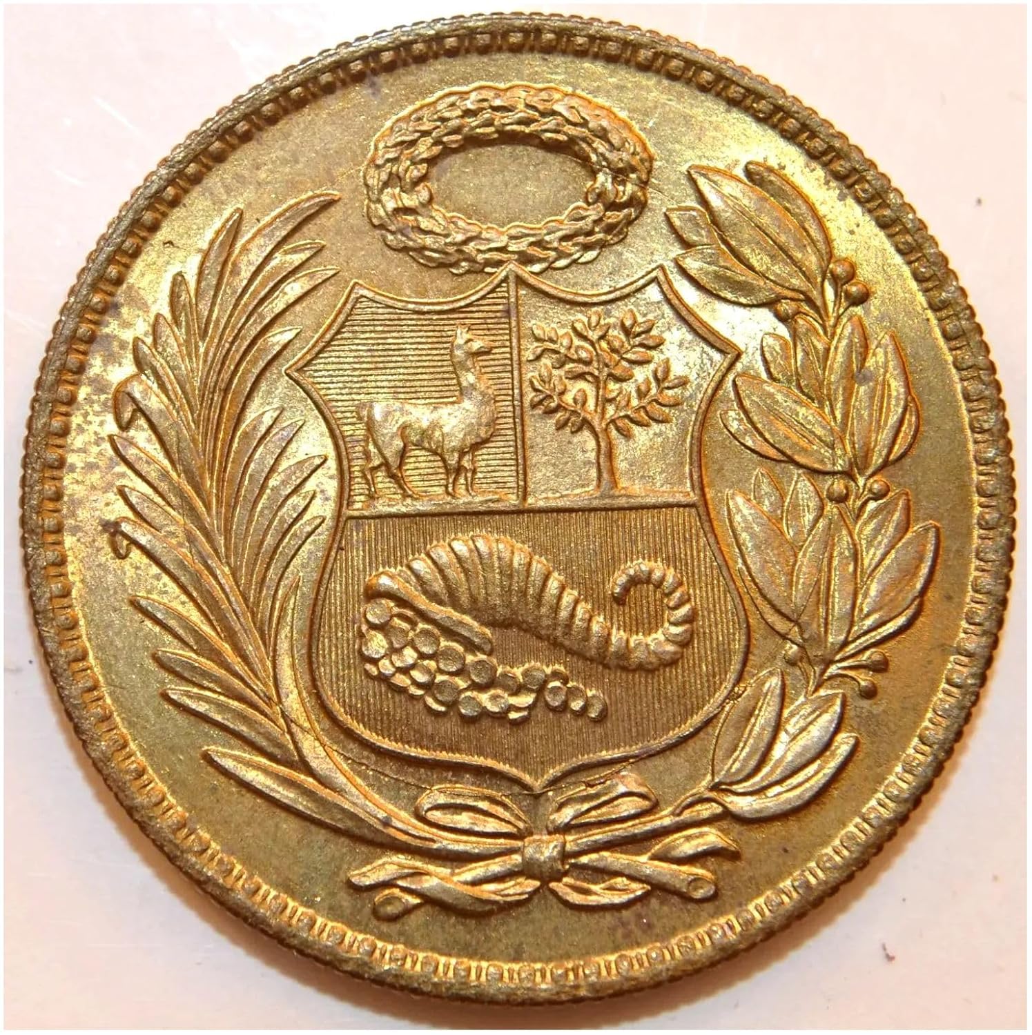 1965 L Large Old PERU SOL D'ORO Dated between 1940's and 1965 - Please ...