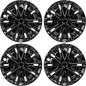 Amazon.com: Hex Autoparts Universal Hub Caps - BK Style - Compatible ...