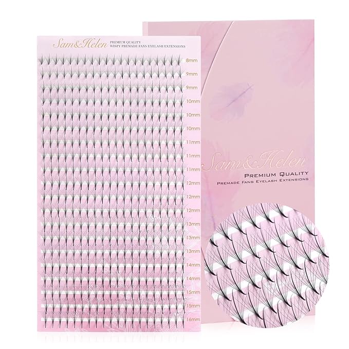 Amazon.com: Premade Wispy Fans Eyelash Extensions Wispy Style Spiked ...