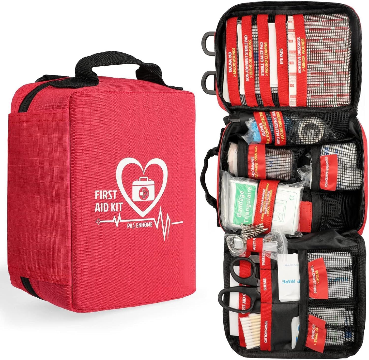 Amazon.com: 336 Piece First Aid Kit, Plastic Case : Health & Household