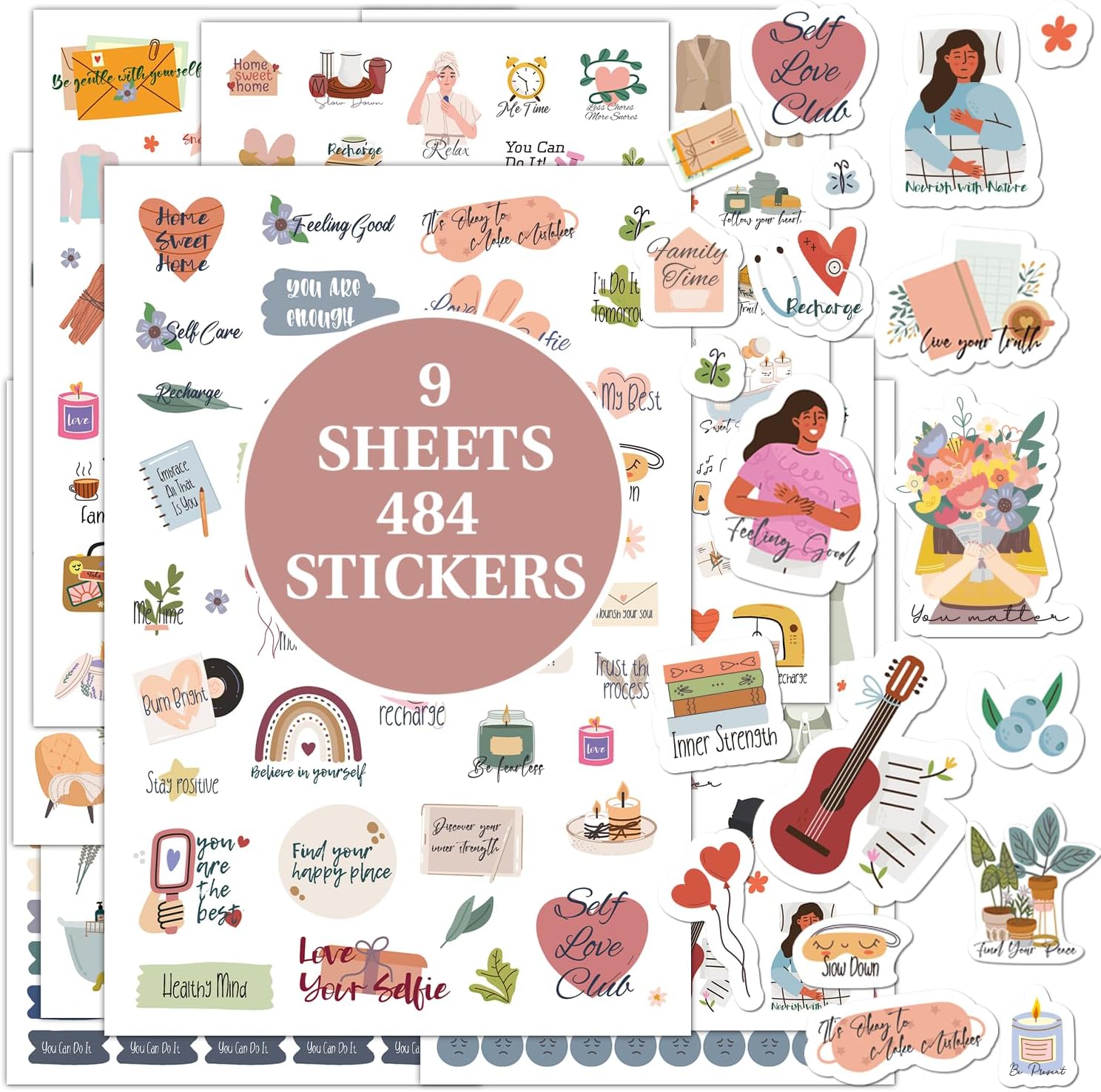 Amazon.com: Retro Motivational Stickers - 223 Pack Aesthetic ...