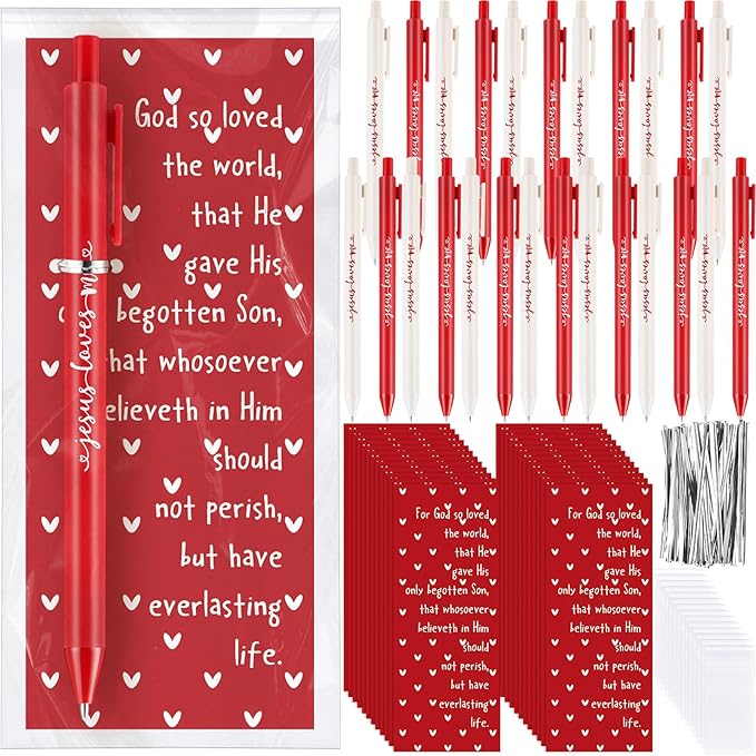 Amazon.com: Sayglossy 25 Set Valentine‘s Day Christian Gifts Bulk ...