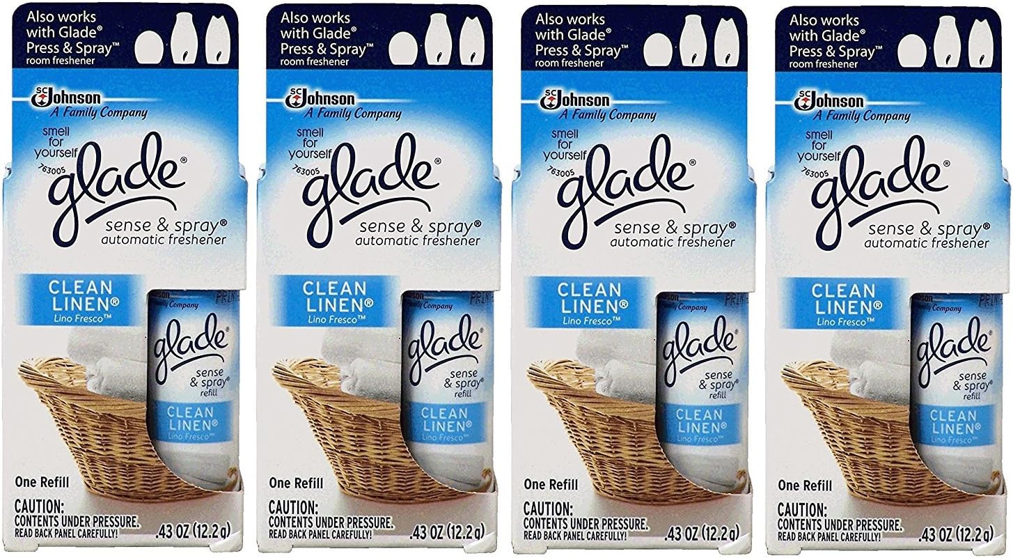 Amazon.com: Glade Sense & Spray Automatic Air Freshener Refill, Clean ...