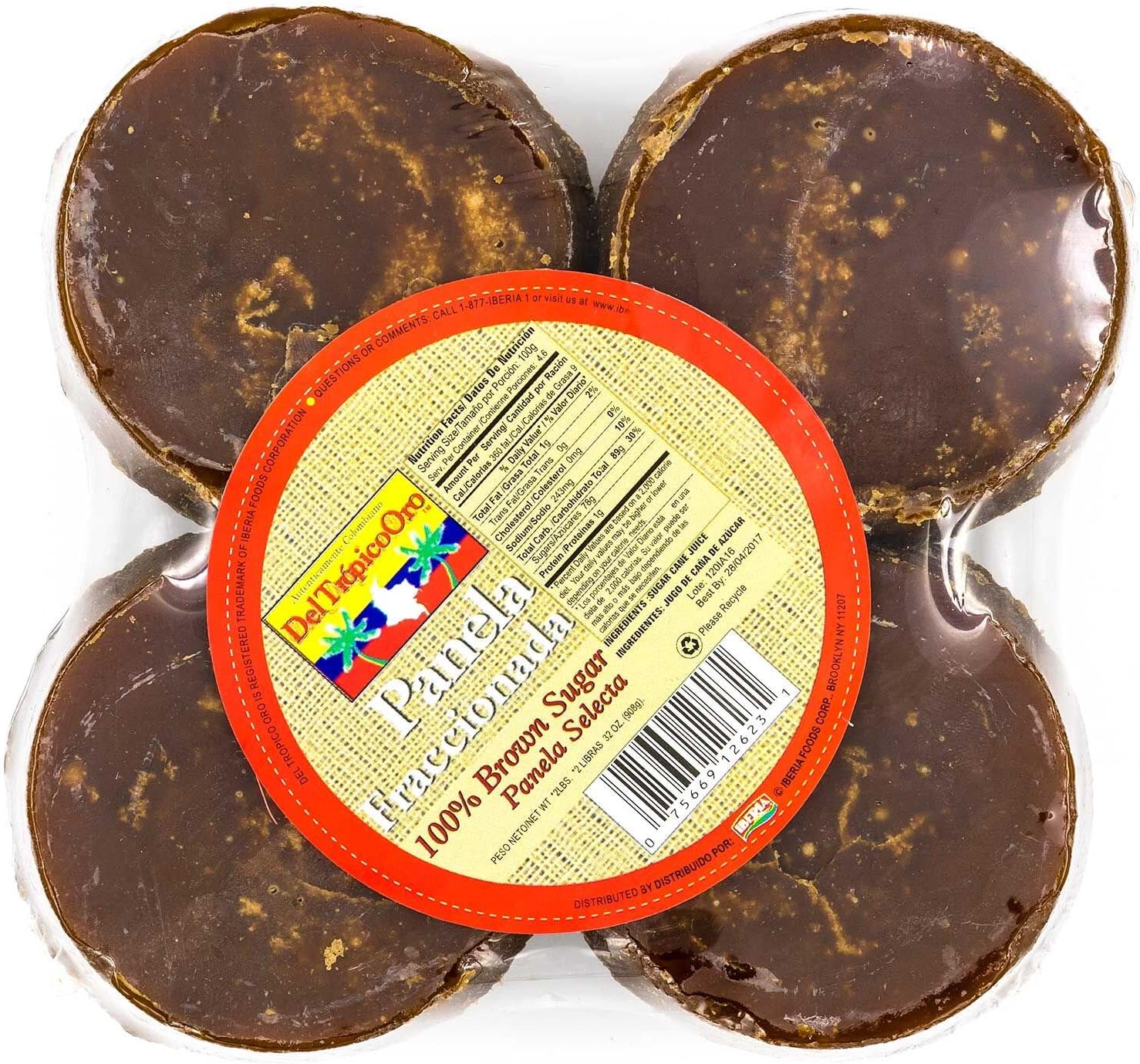 Amazon.com : Goya Piloncillo Panela, Brown Sugar Cane 8 Oz (Pack of 2 ...