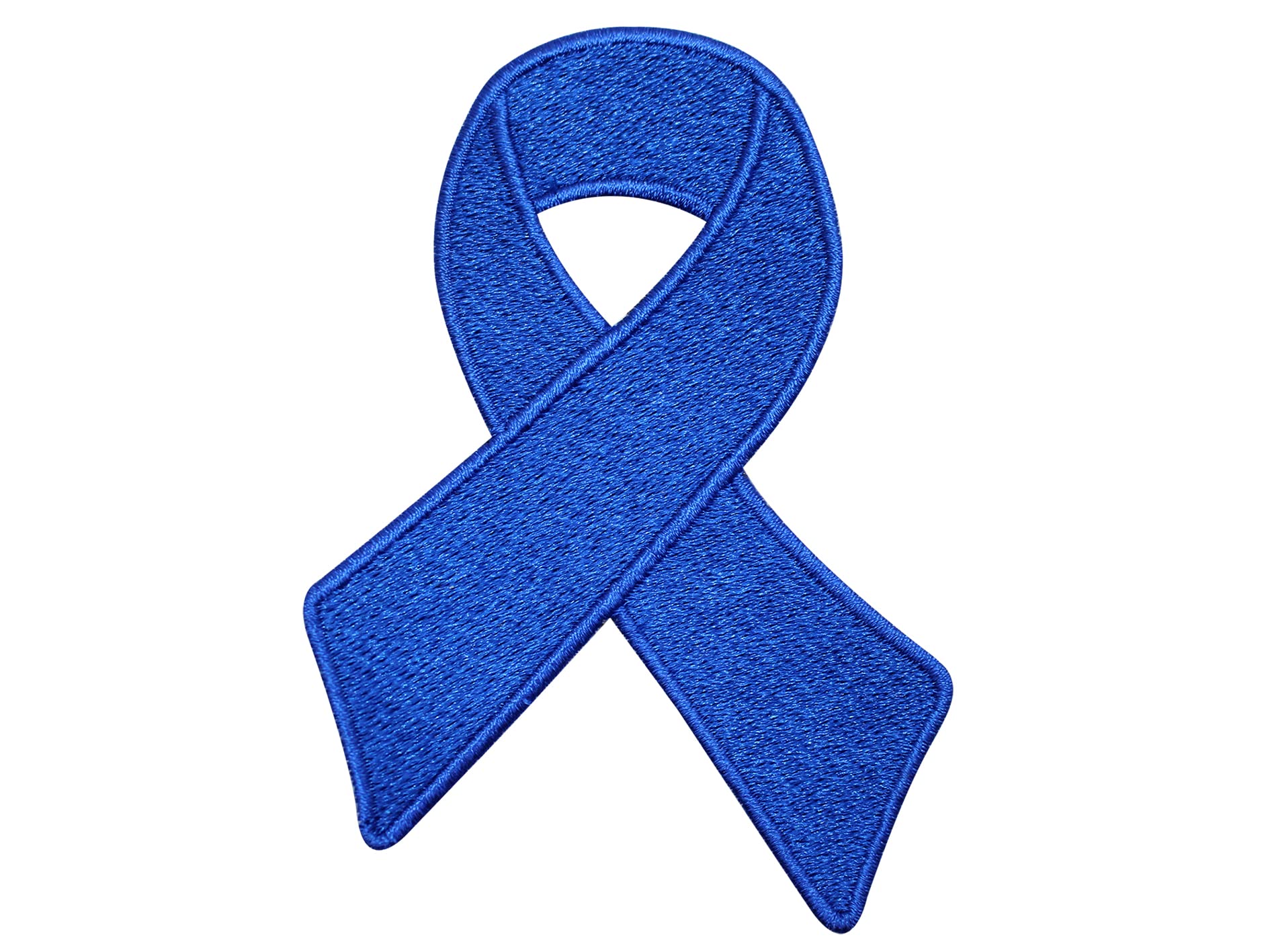 Amazon.com: Colon Cancer Awareness Patch Dark Blue Embroidered Iron on ...