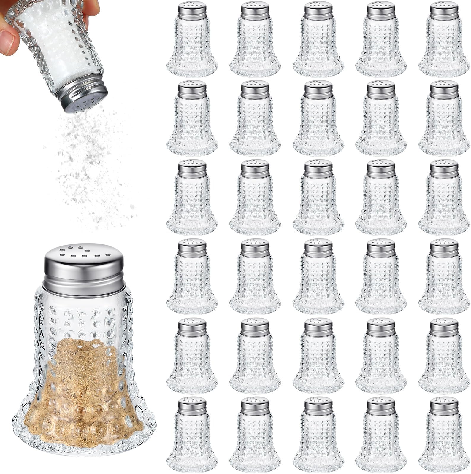 Amazon.com: Yopay 12 Pieces Salt and Pepper Shaker Set, 1 oz Tower ...