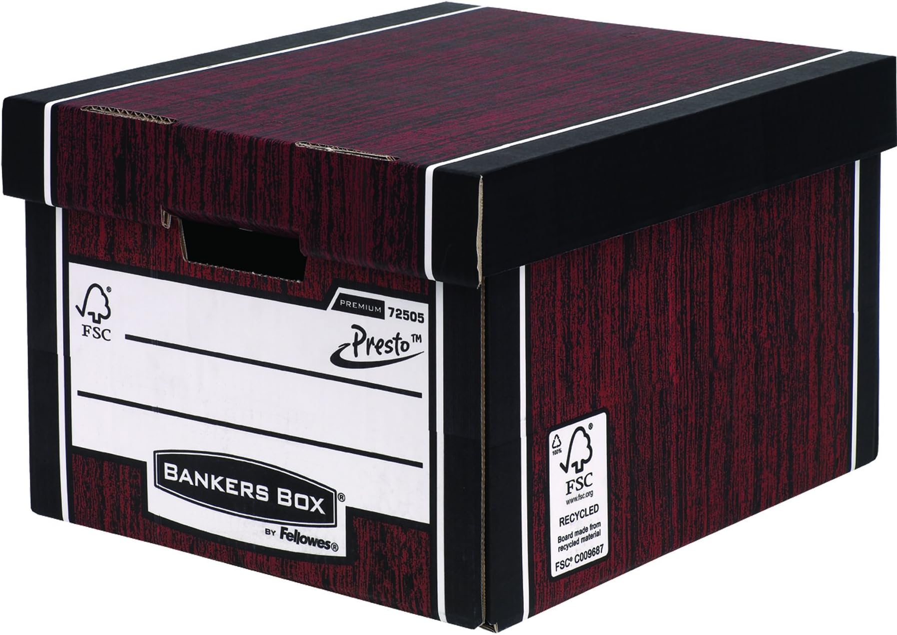 BANKERS BOX 10 Premium Classic Storage Box with Lids - Cardboard ...