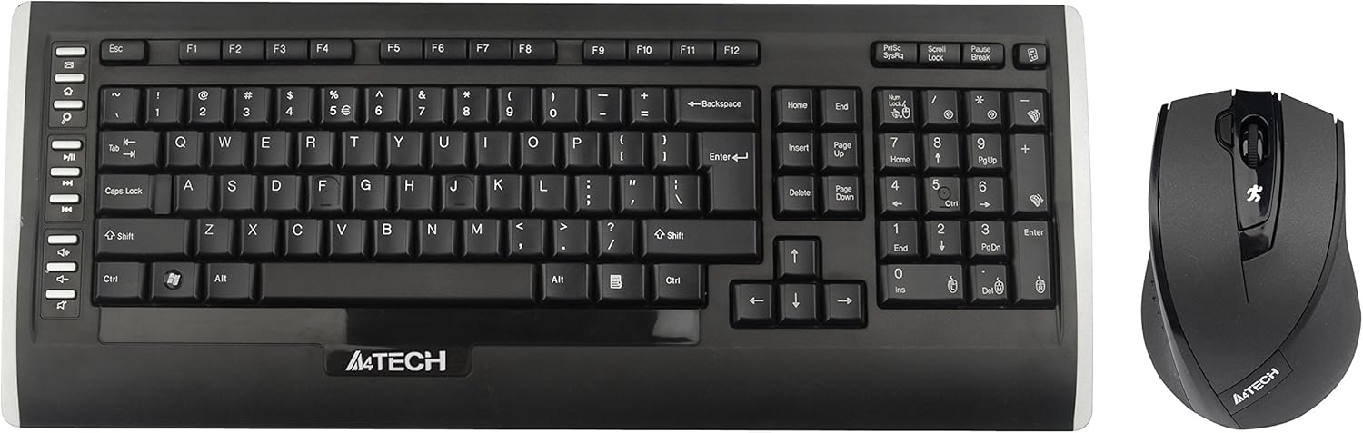 Amazon.com: A4Tech 2.4G VTrack USB Mouse and Wireless Keyboard (9300F) : Electronics