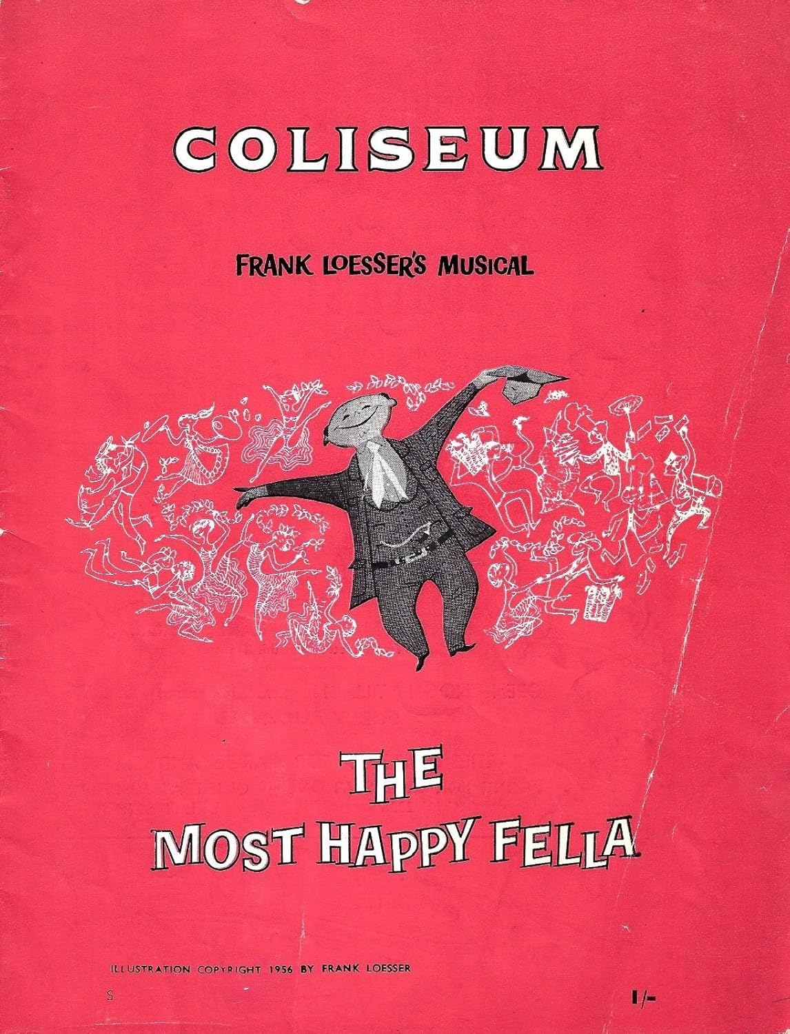Frank Loesser "MOST HAPPY FELLA" Edwin Steffe / Art Lund 1960 London ...