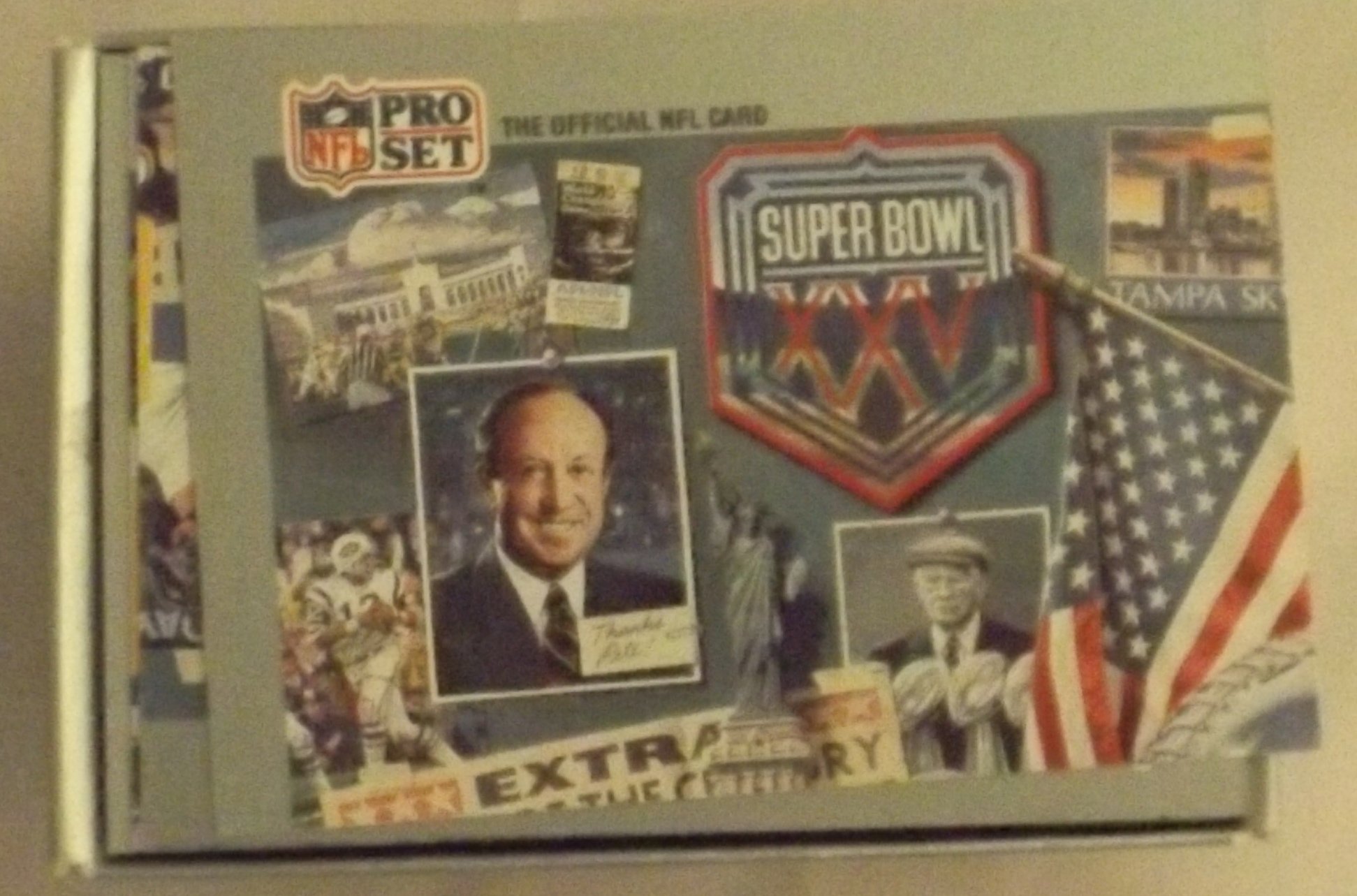 Pro Set Super Bowl XXV Limited Edition Silver Anniversary Commemorative ...