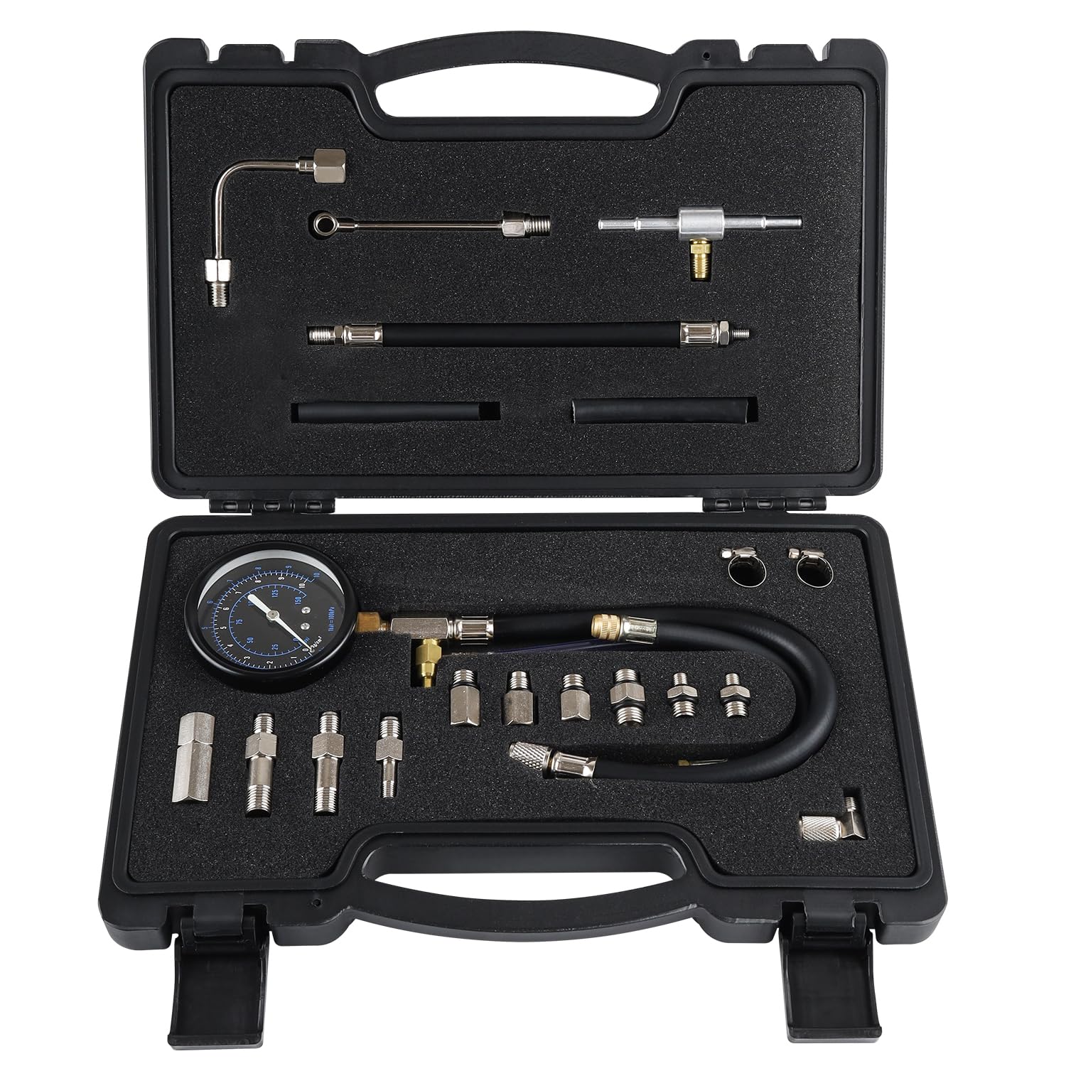 Lichamp Automotive Fuel Pressure Test Kit, Fuel Pump & Rail Diagnostic ...