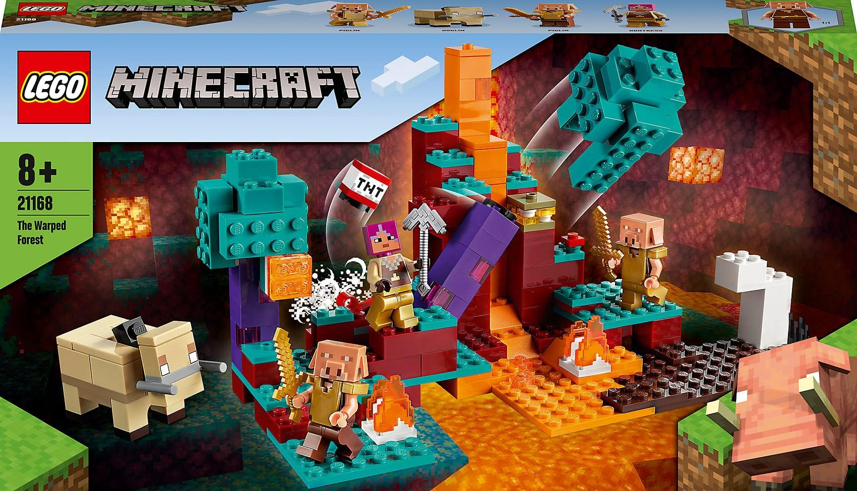 LEGO® Minecraft® The Warped Forest 21168 Building Kit (287 Pieces ...