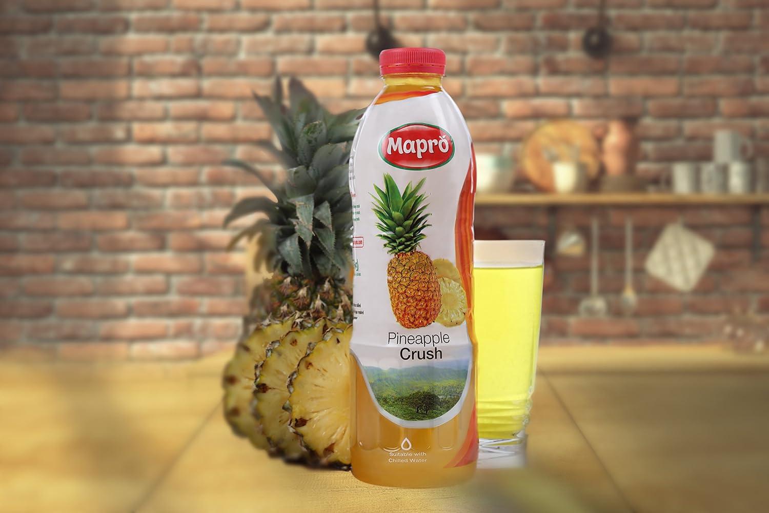 Mapro Crush - Pineapple, 1L Bottle : Amazon.in: Grocery & Gourmet Foods
