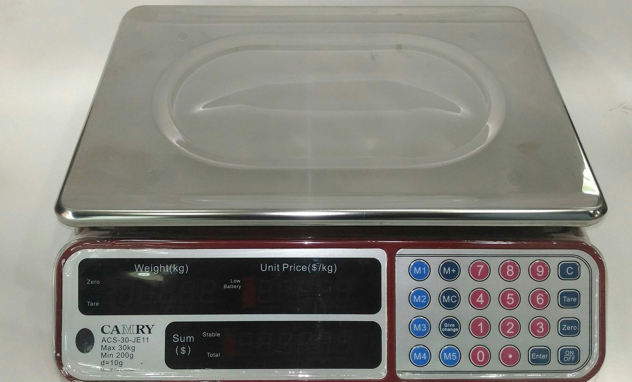 Camry Price Computing Digital Scale (ACS-JE11,30kg) : Amazon.ae: Kitchen