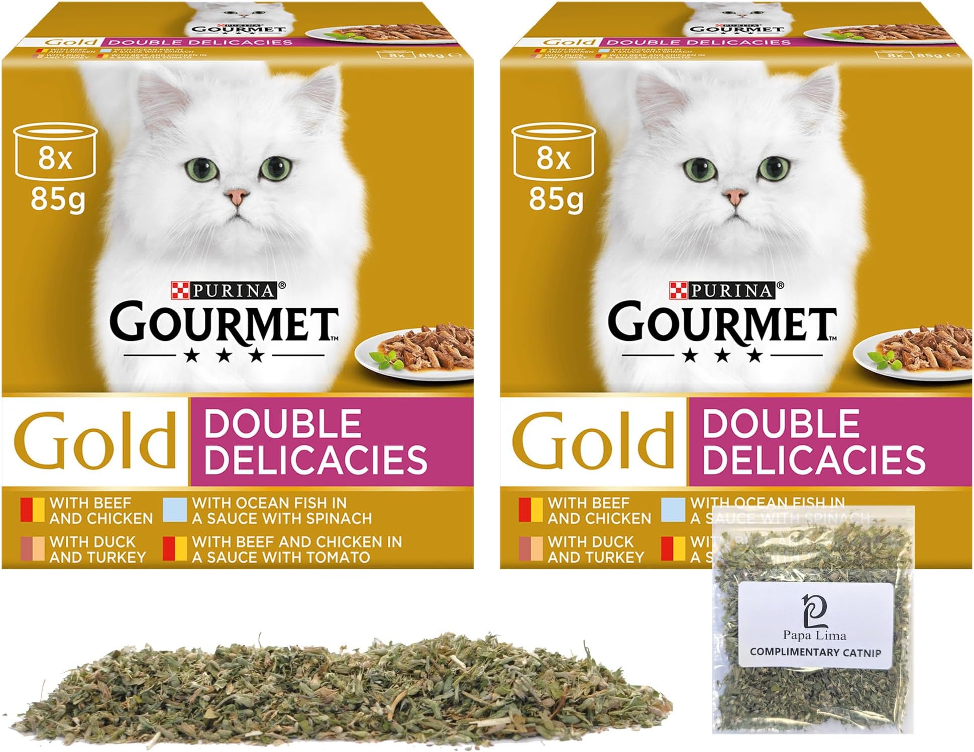 Papa Lima Wet Cat Food Bundle | Double Delicacies | 16 x 85g Tins ...