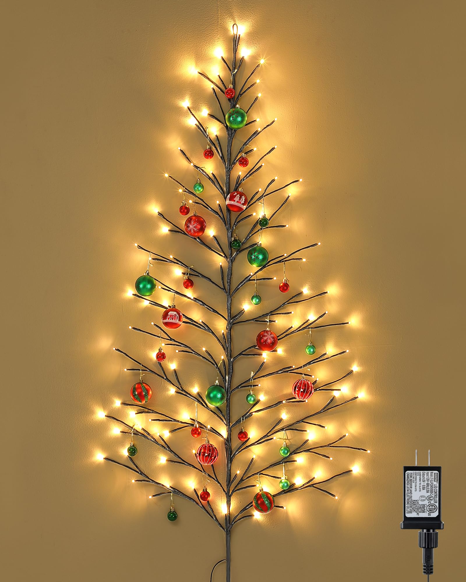 Amazon.com: ElectricWise 5 FT 144 LED Lighted Wall Christmas Tree with ...