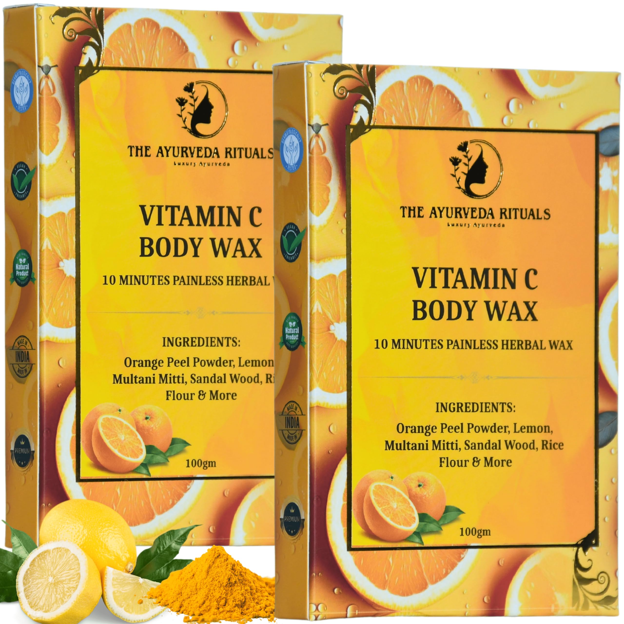 Buy The Ayurveda Rituals- Vitamin C Body Wax Powder - 10 Minutes ...