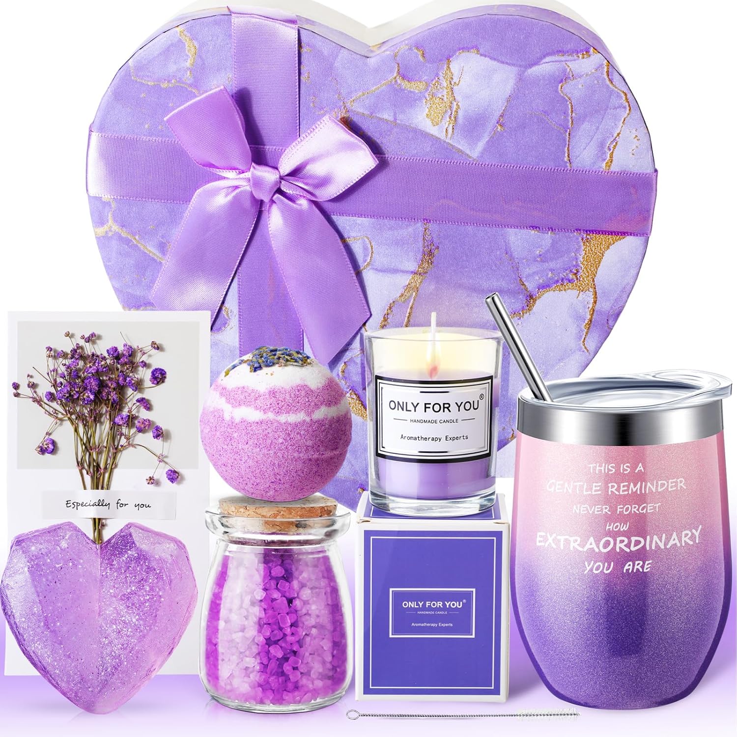 Amazon.com : Dansib Birthday Gifts for Women Relaxing Spa Gift Baskets ...