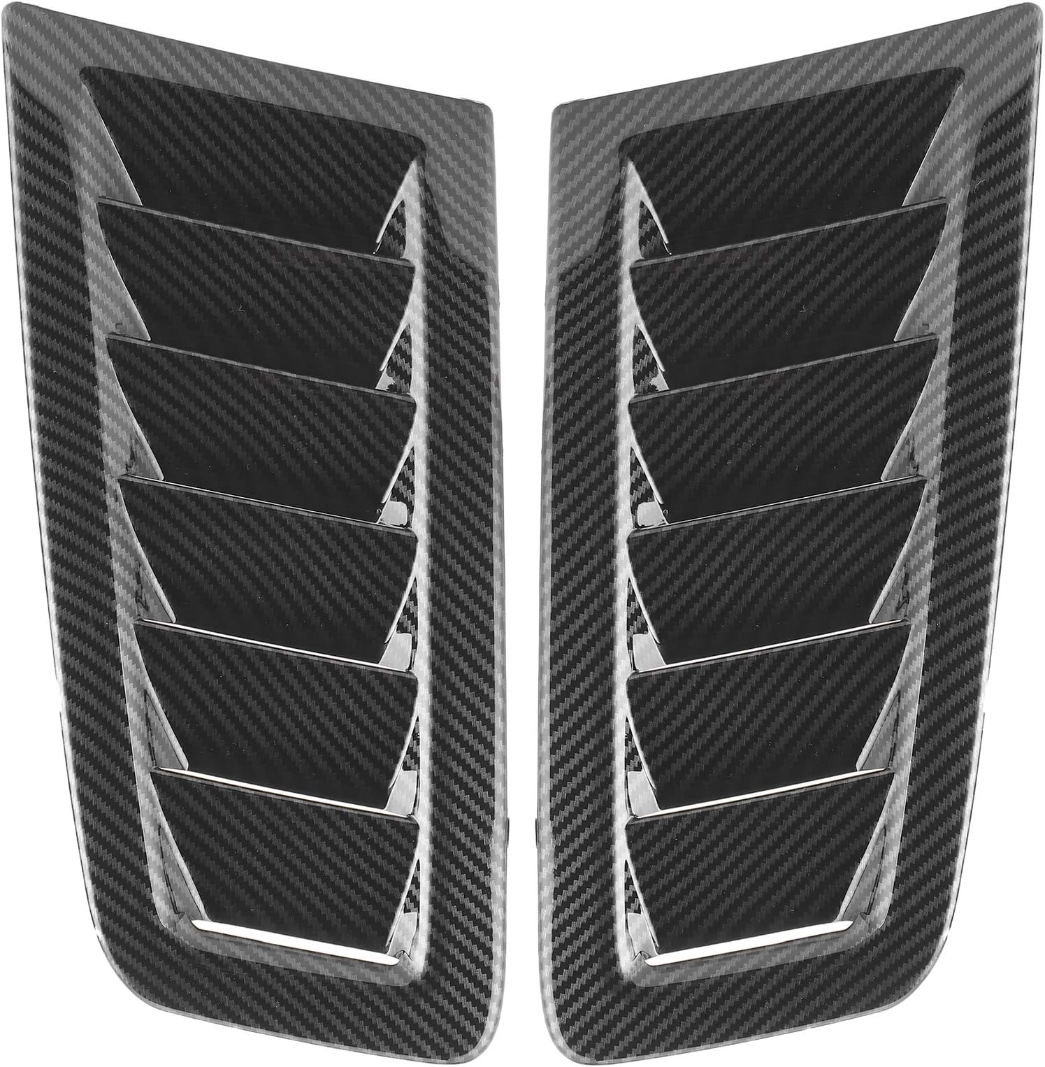 Amazon.com: Car Hood Vent louvers Cold Air Flow Intake, Air Vent Cover ...